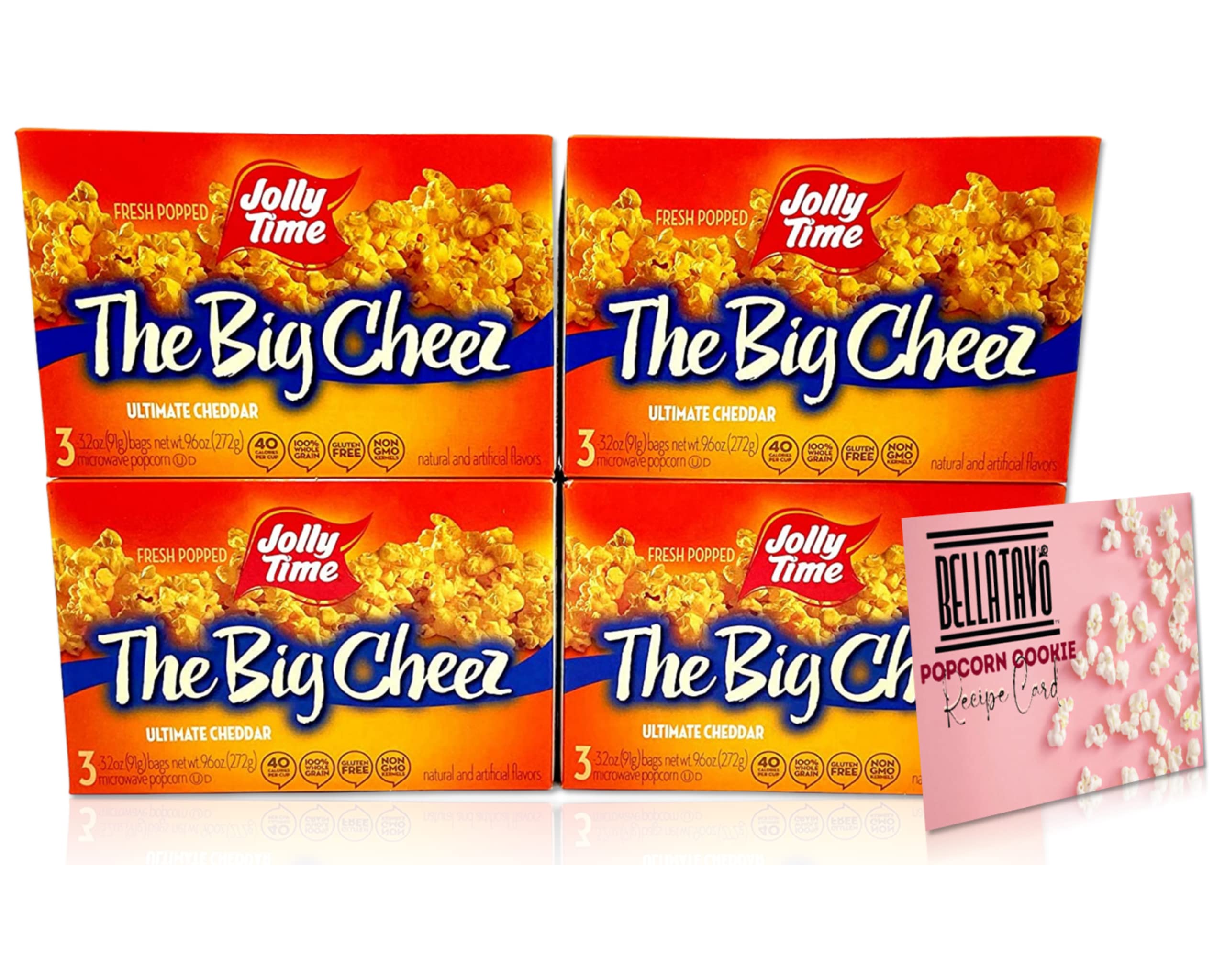 Buy Cheddar Cheese Popcorn Bundle. Four Boxes of Jolly Time The Big ...