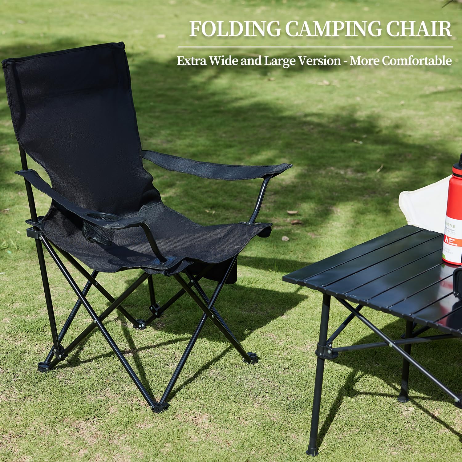 Damei century Camping Chairs, Extra Large Portable Camping Chairs Enjoy ...