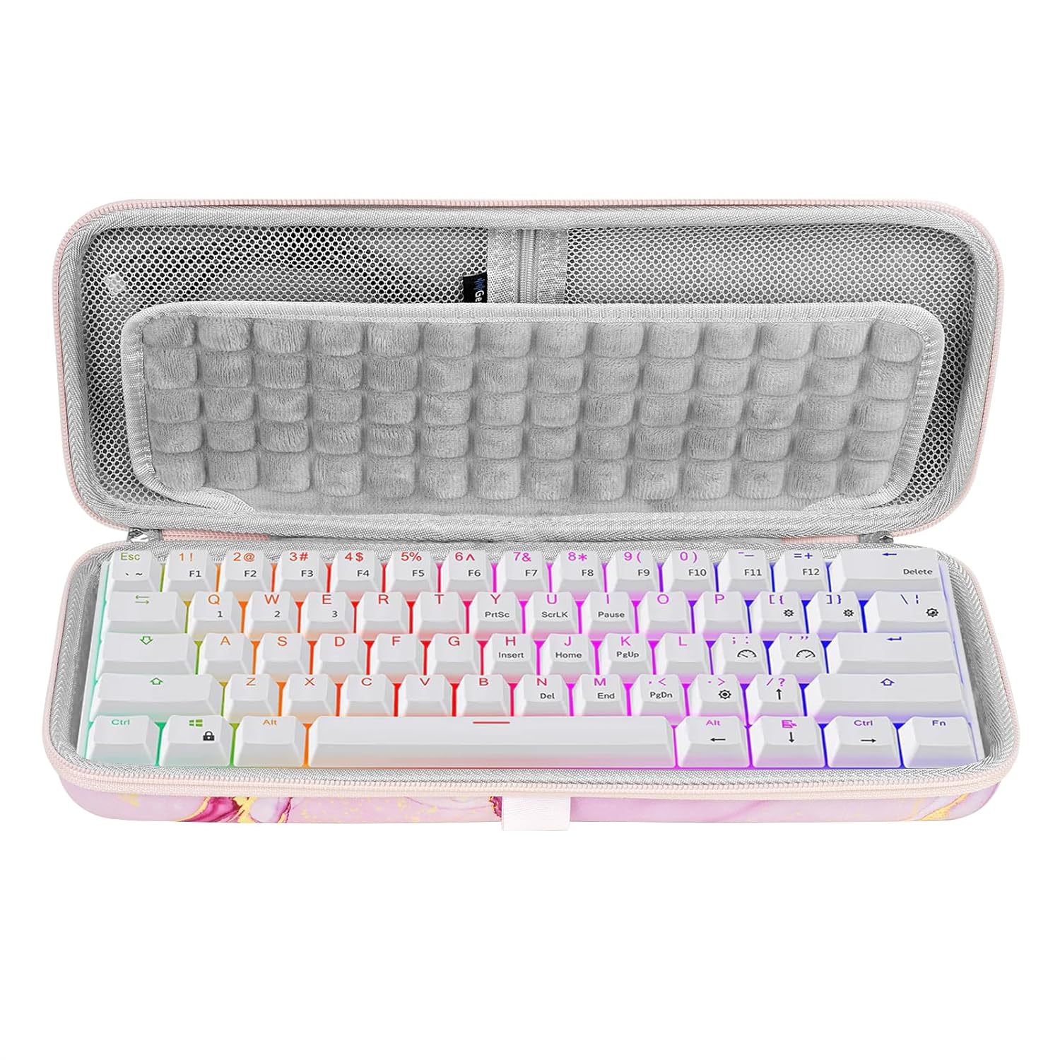 Geekria 60% Compact Keyboard Case, Hard Shell Travel Carrying Bag for ...