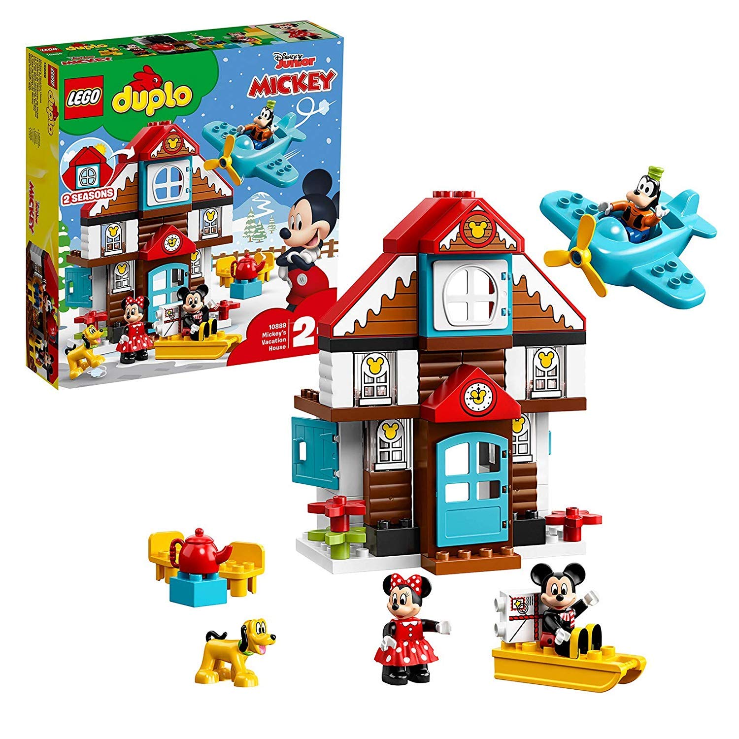 LEGO 10889 Mickey's Vacation House : Amazon.in: Toys & Games