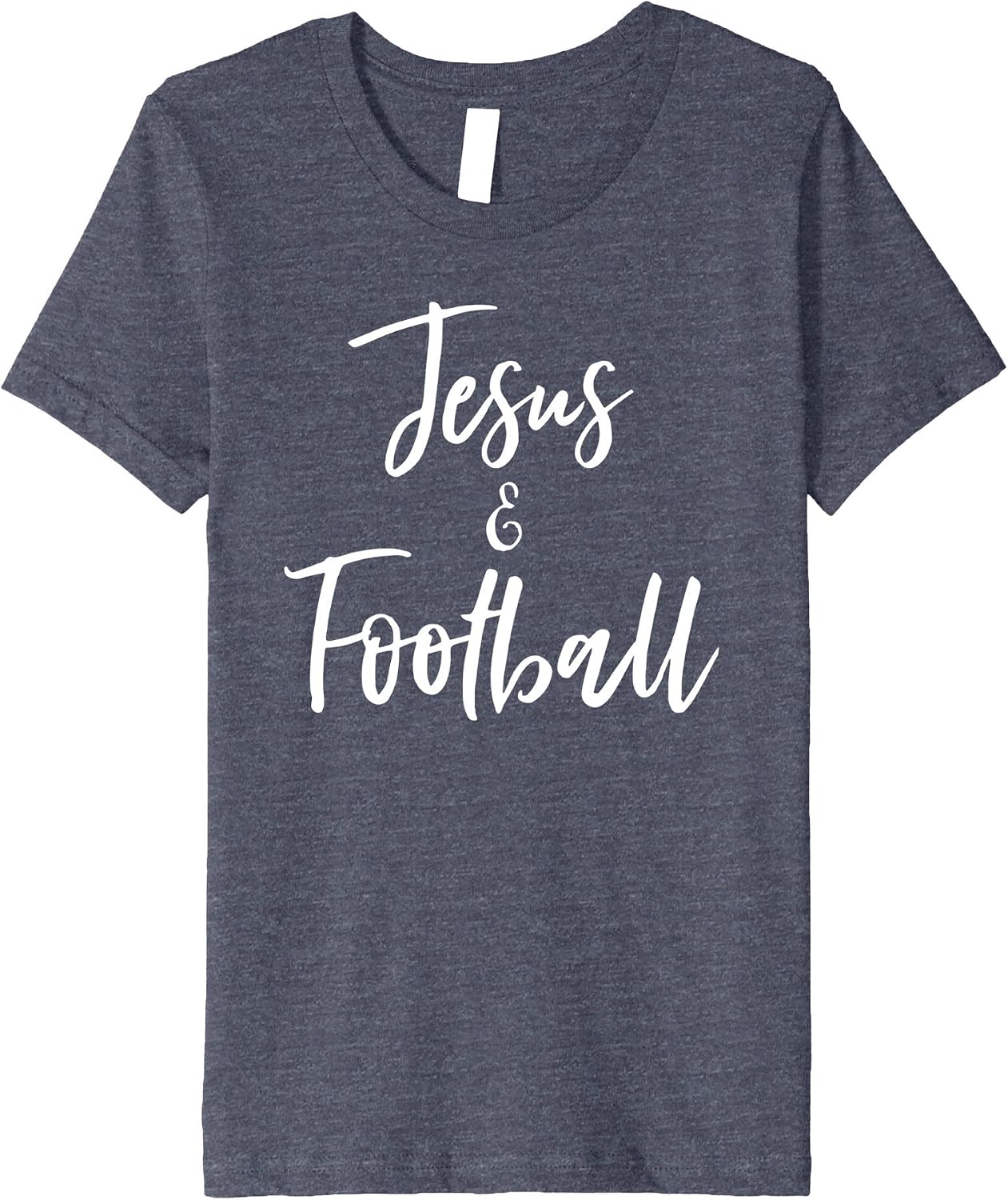 Amazon.com: Jesus And Football Vintage Inspired Sports Faith Shirt ...