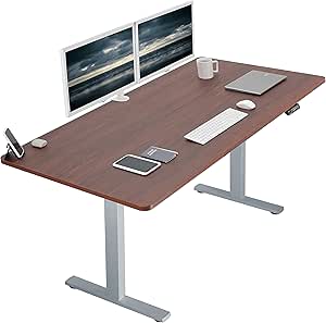 Amazon.com: VIVO Electric Height Adjustable 71 x 36 inch Memory Stand ...