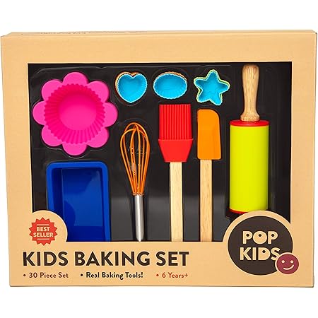Amazon.com: Handstand Kitchen 17-Piece Introduction to Real Baking Set ...