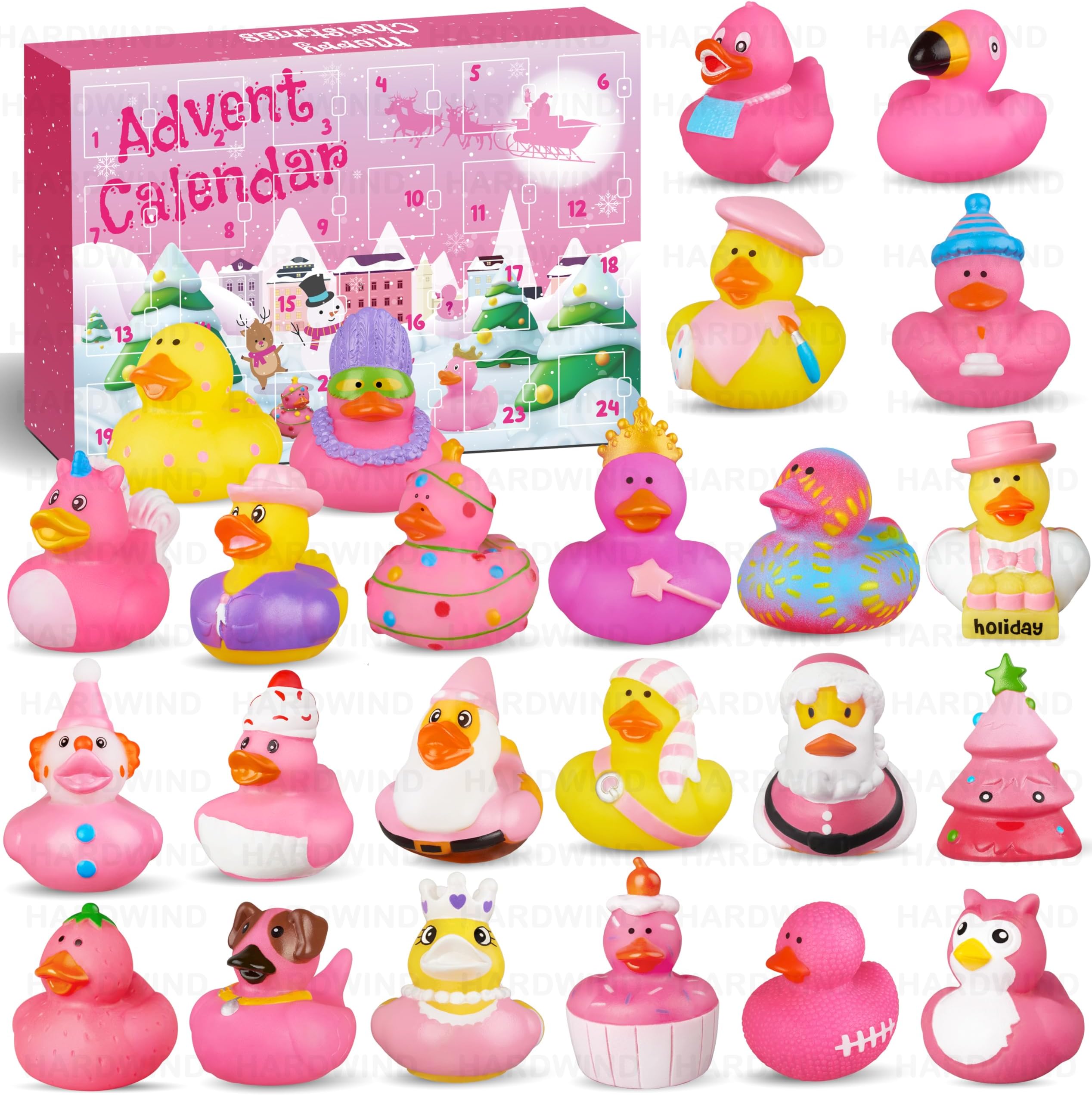 Amazon.com: Rubber Duck Advent Calendar 2024, 24 Days of Countdown ...