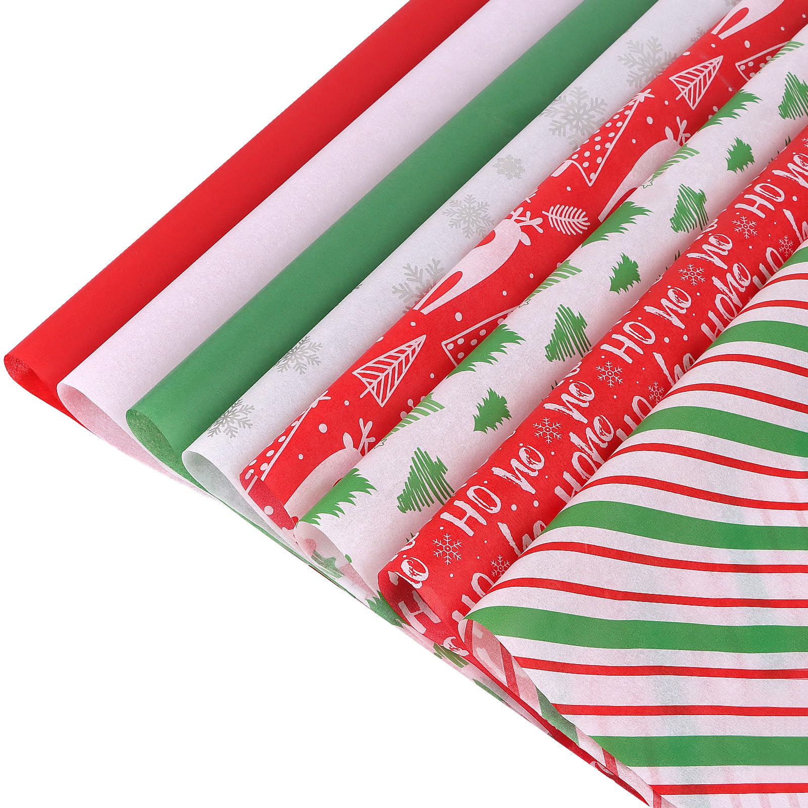 Amazon.com: CCINEE 180Sheets Christmas Tissue Paper Gift Wrapping Paper ...