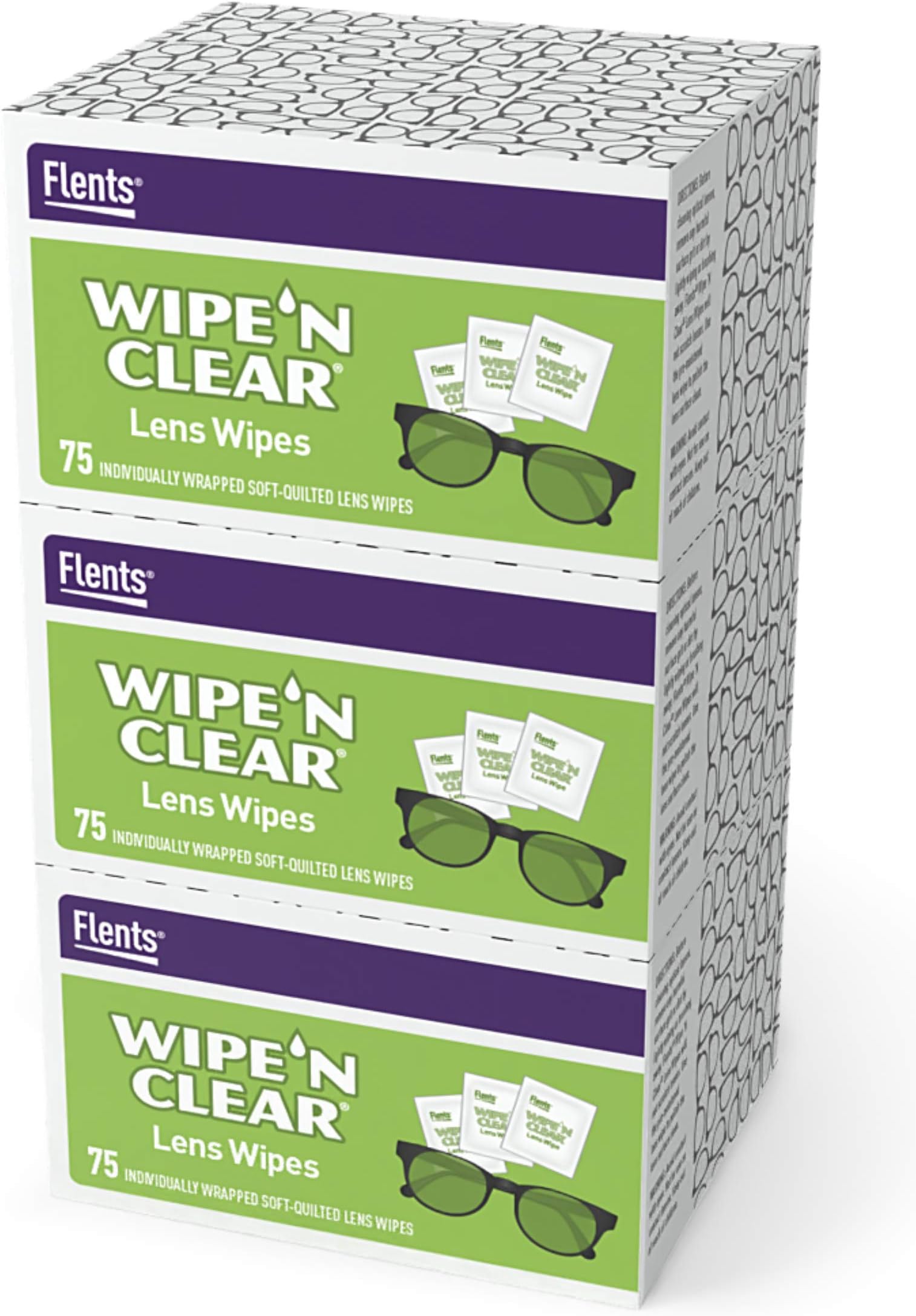 Amazon.com: SUMERBOX 200 Count Lens Wipes for Eyeglasses, Pre-Moistened ...