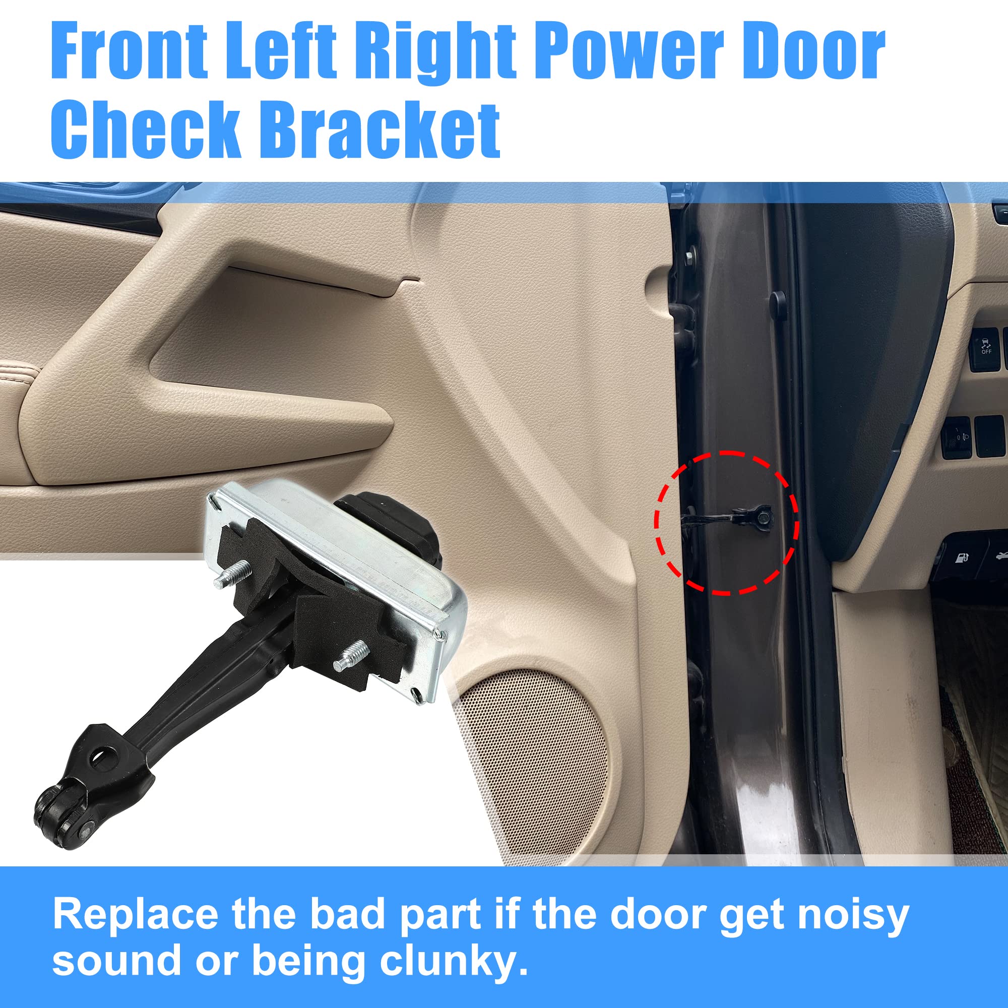 Snapklik.com : ACROPIX Car Front Left Right Door Check Strap Stopper ...