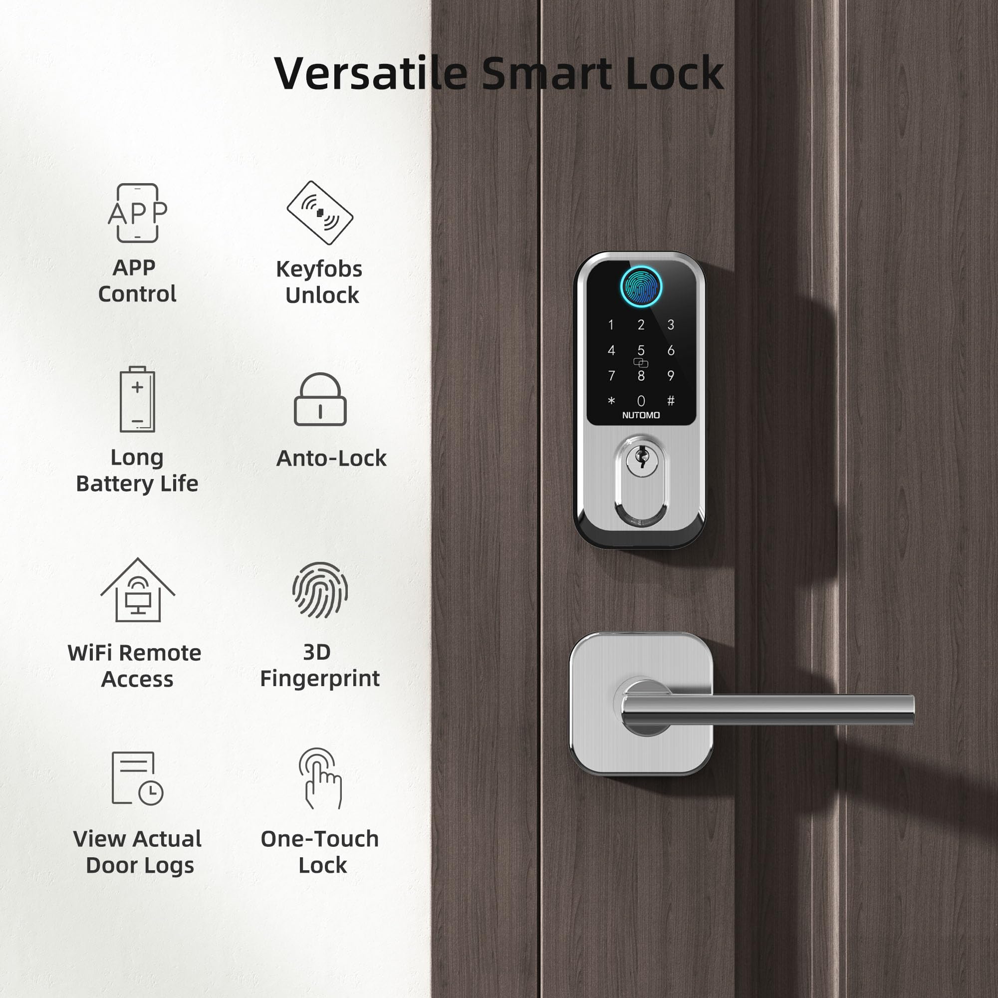 Schlage Keyless Entry Door Lock Battery Replacement HQinX Smart Door ...