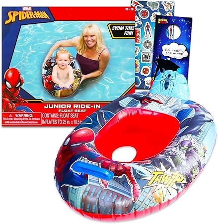 Amazon.com: Marvel Spiderman Floatie Bundle - Spiderman Pool Set Pool ...