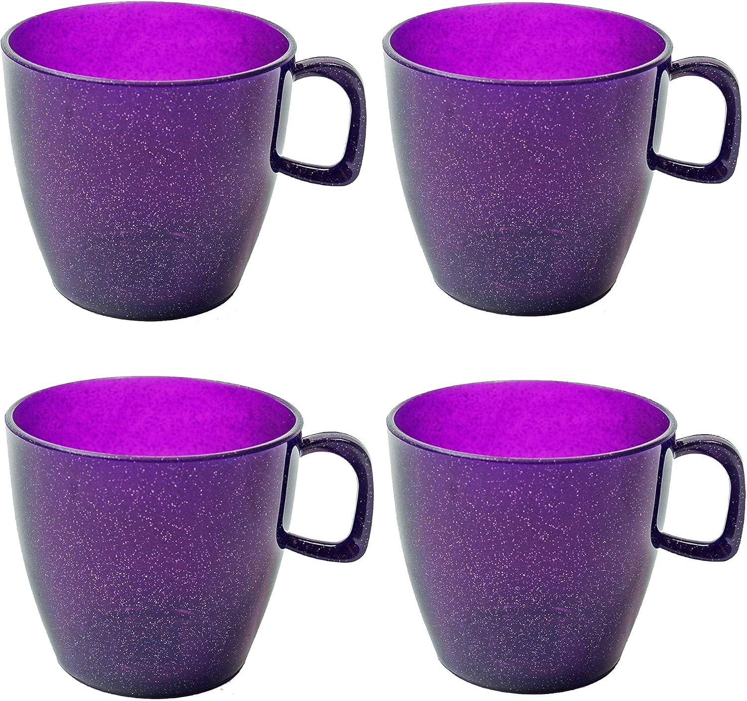 Harfield Purple Sparkle Small Children's Cups Set of 4 Virtually ...