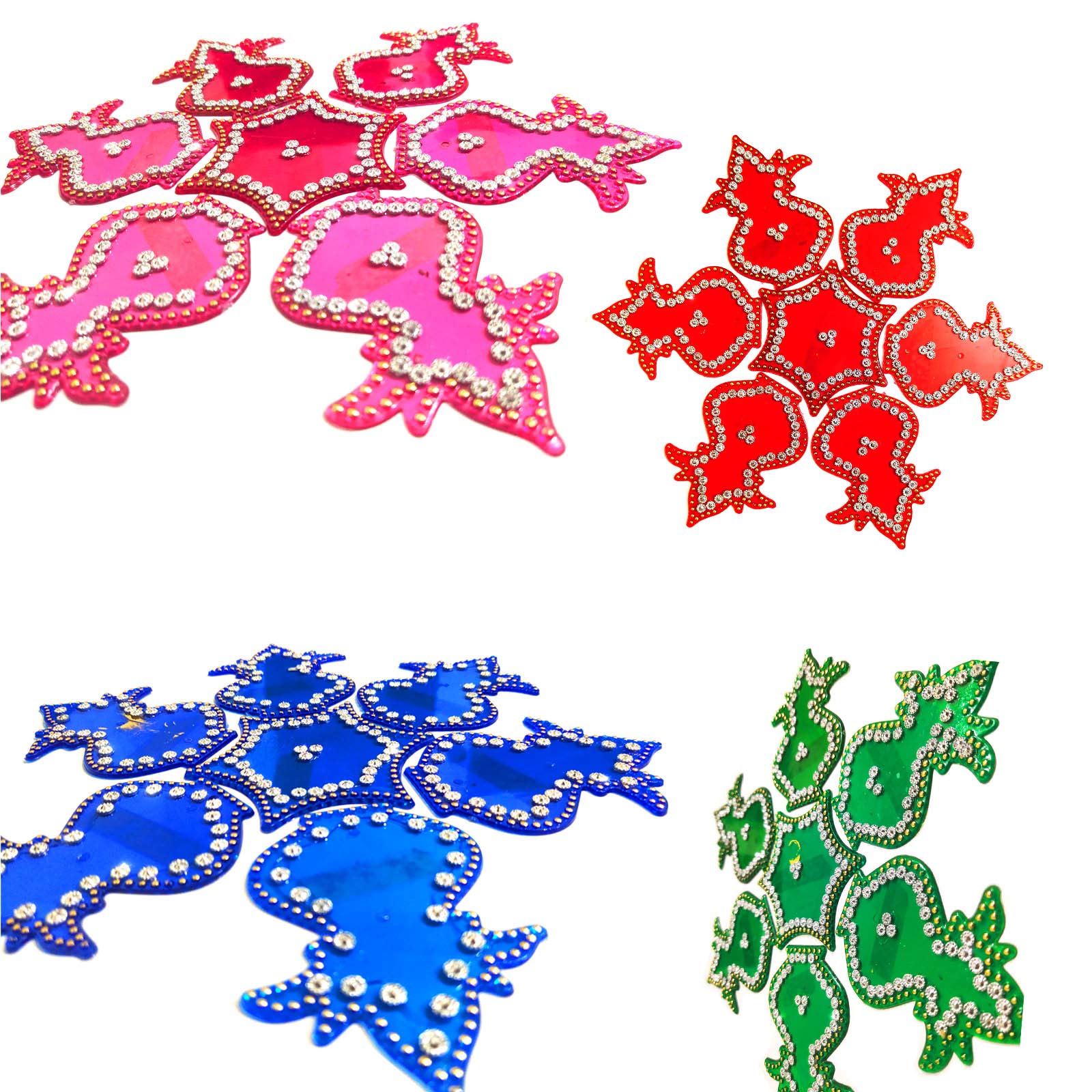 Buy Buyent Kalash Rangoli Stickers for Floor Waterproof Acrylic Sticker ...