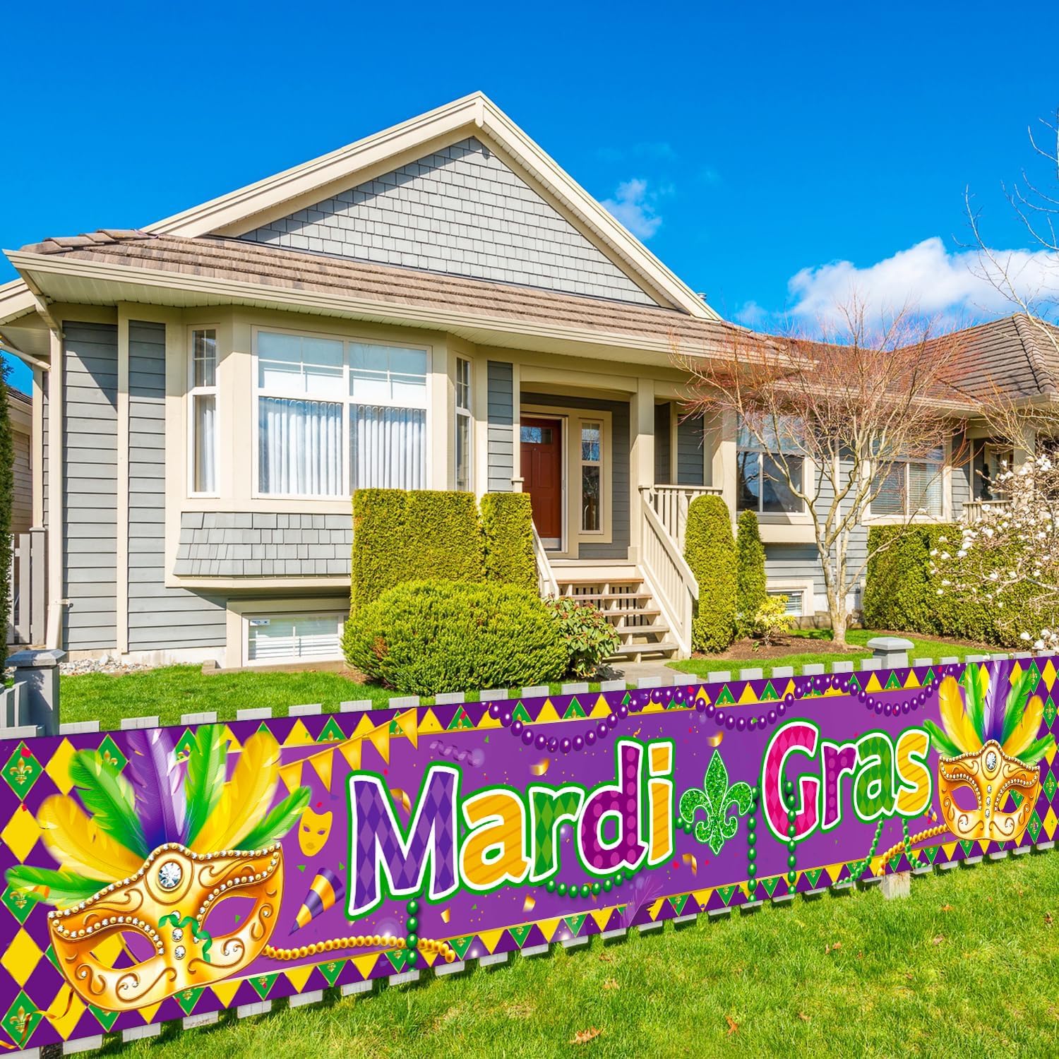 Amazon.com : Happy Earth Day Yard Banner, Earth Day Decorations, Large ...