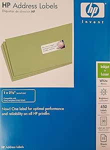 HP White Labels (1 X 2 5/8) : Buy Online at Best Price in KSA - Souq is ...