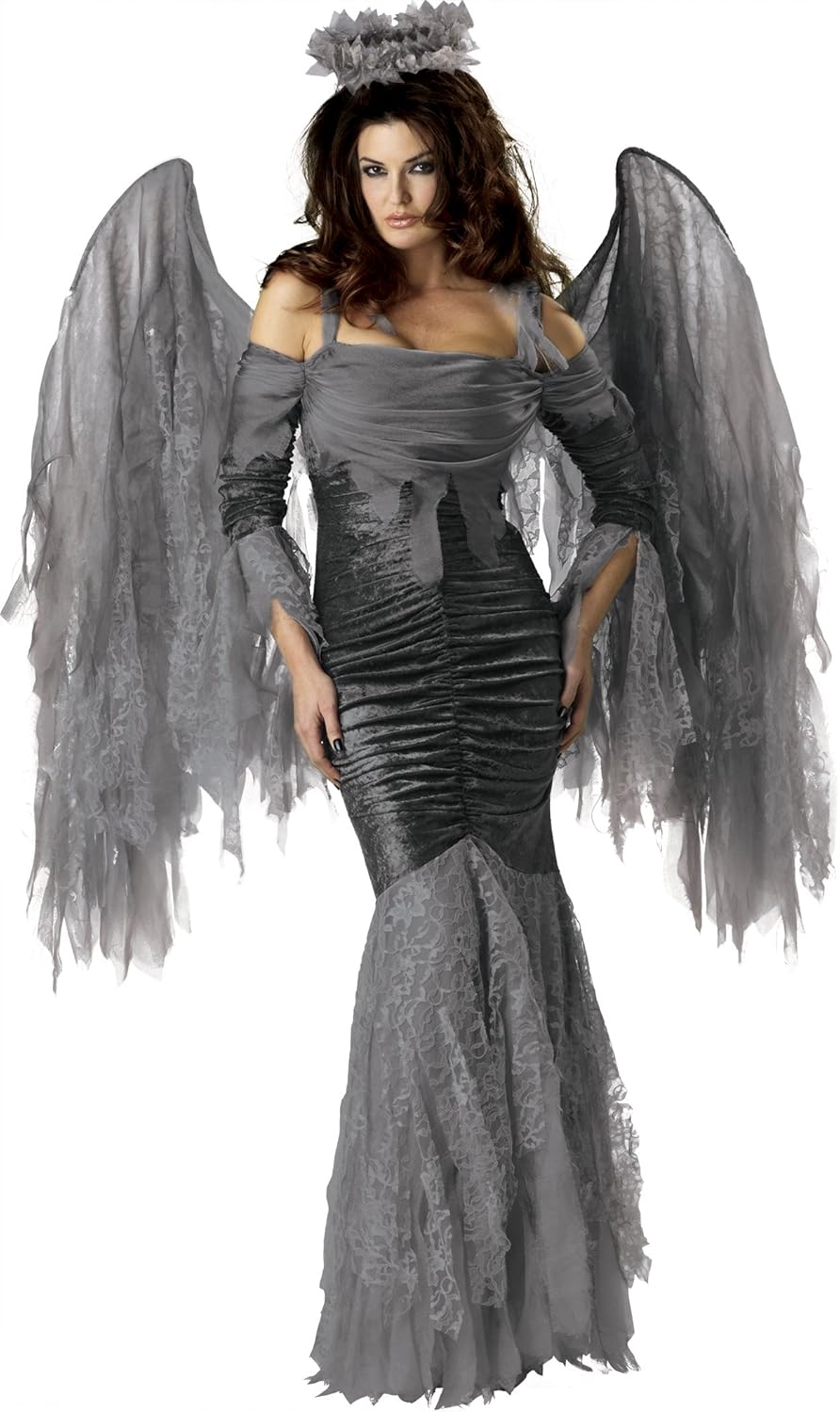 Amazon.com: InCharacter Costumes, LLC Women's Fallen Angel Costume ...