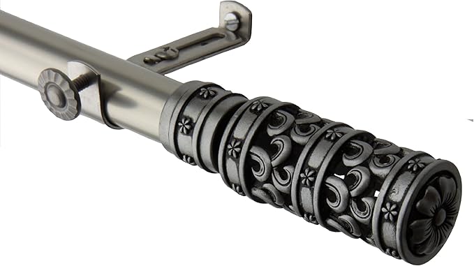 Amazon.com: A&F Rod Decor - Carousel Curtain Rod 48-84 inch - Satin ...