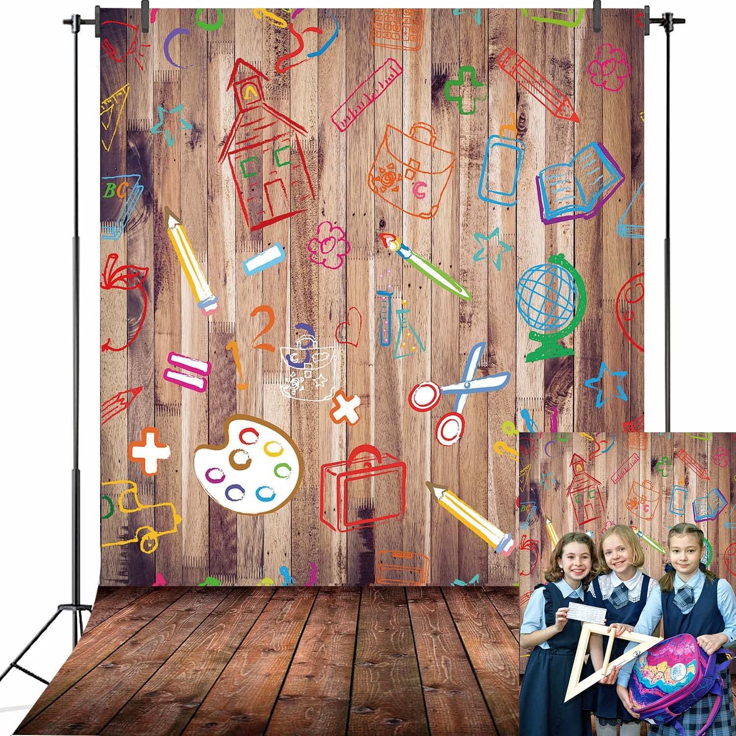 Amazon.com : 2024 Back to School Backdrop for Photography 5X7FT Hand ...