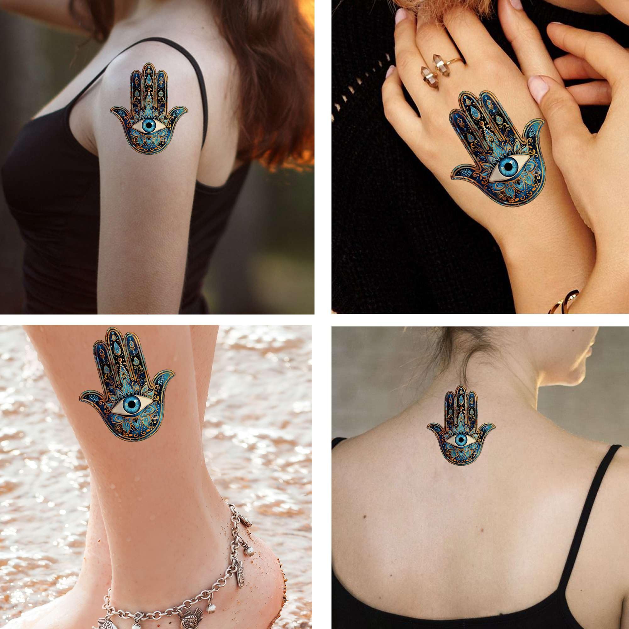 Hamsa Hand Tattoo Designs