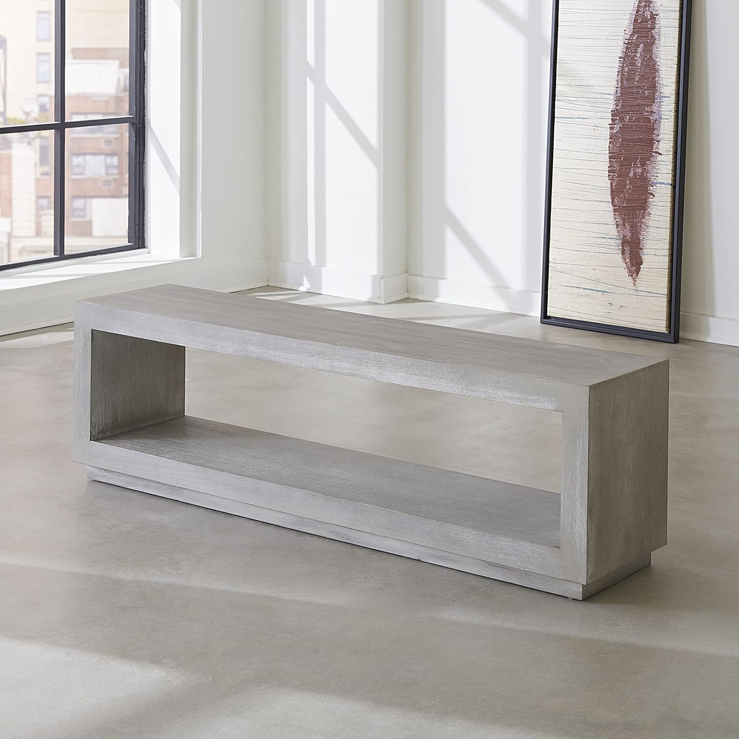 Amazon.com - Modus Furniture International Oxford Bench, Mineral ...