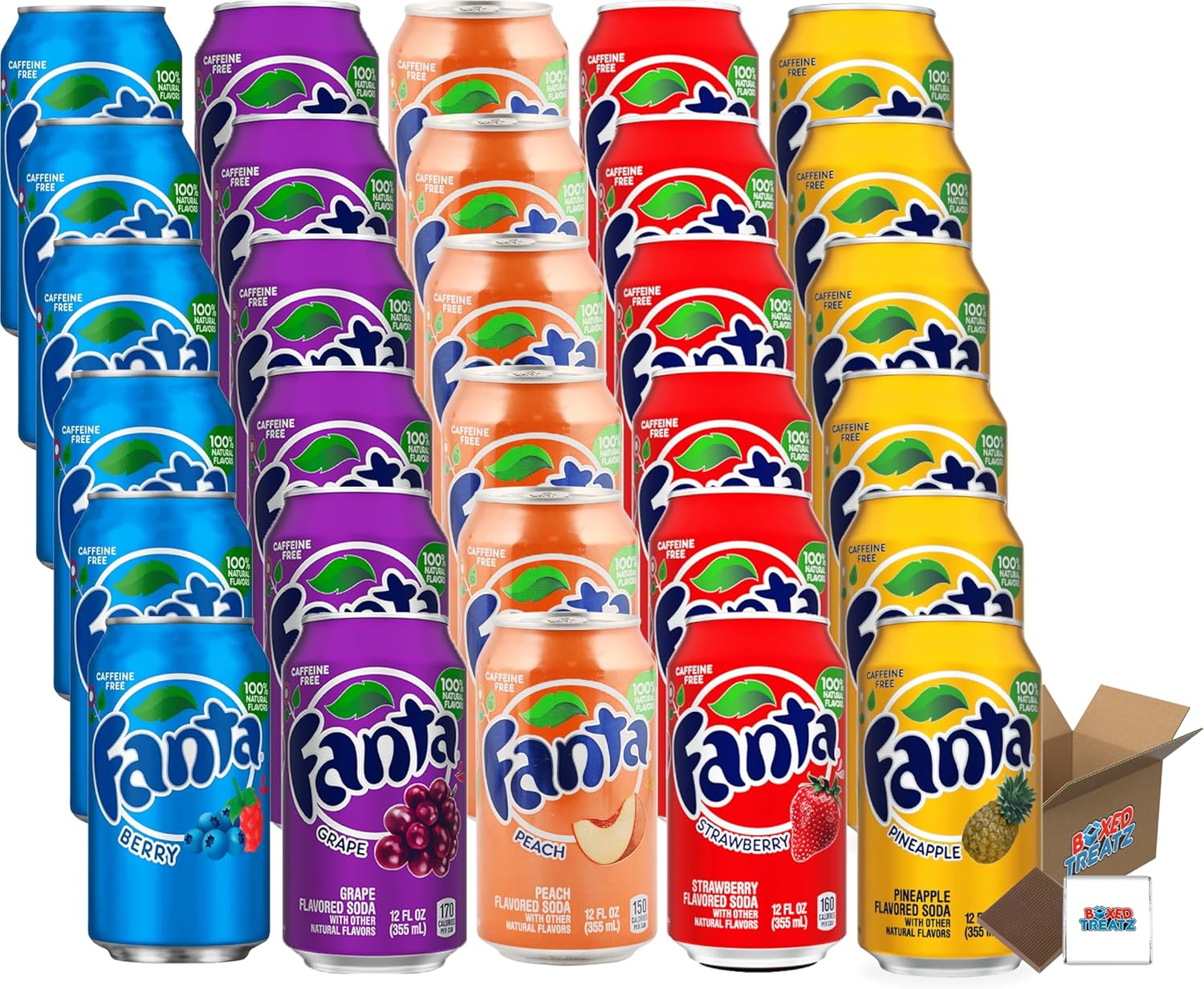 Fanta USA Variety Party Pack 12-24 Cans / 4 Flavours Randomly Sent ...