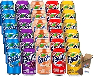 Fanta USA Variety Party Pack 12-24 Cans / 4 Flavours Randomly Sent ...