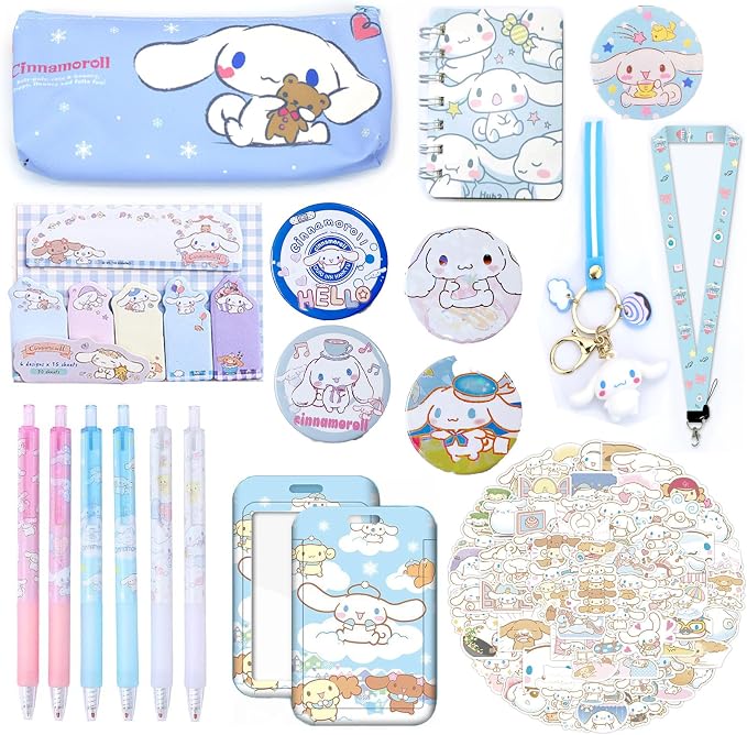 Sevimli Cinnamoroll Okul Malzemeleri Seti Kawaii Ofis Malzemeleri ...