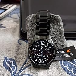 Fastrack Space Rover Quartz Analog Brown Dial Stainless Steel Strap ...
