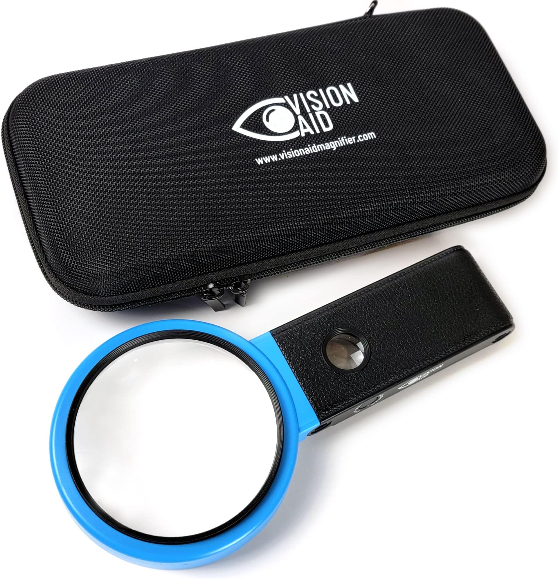 Amazon.com: Vision Aid 30x Hands-Free Magnifier with Ultra Bright 36 ...