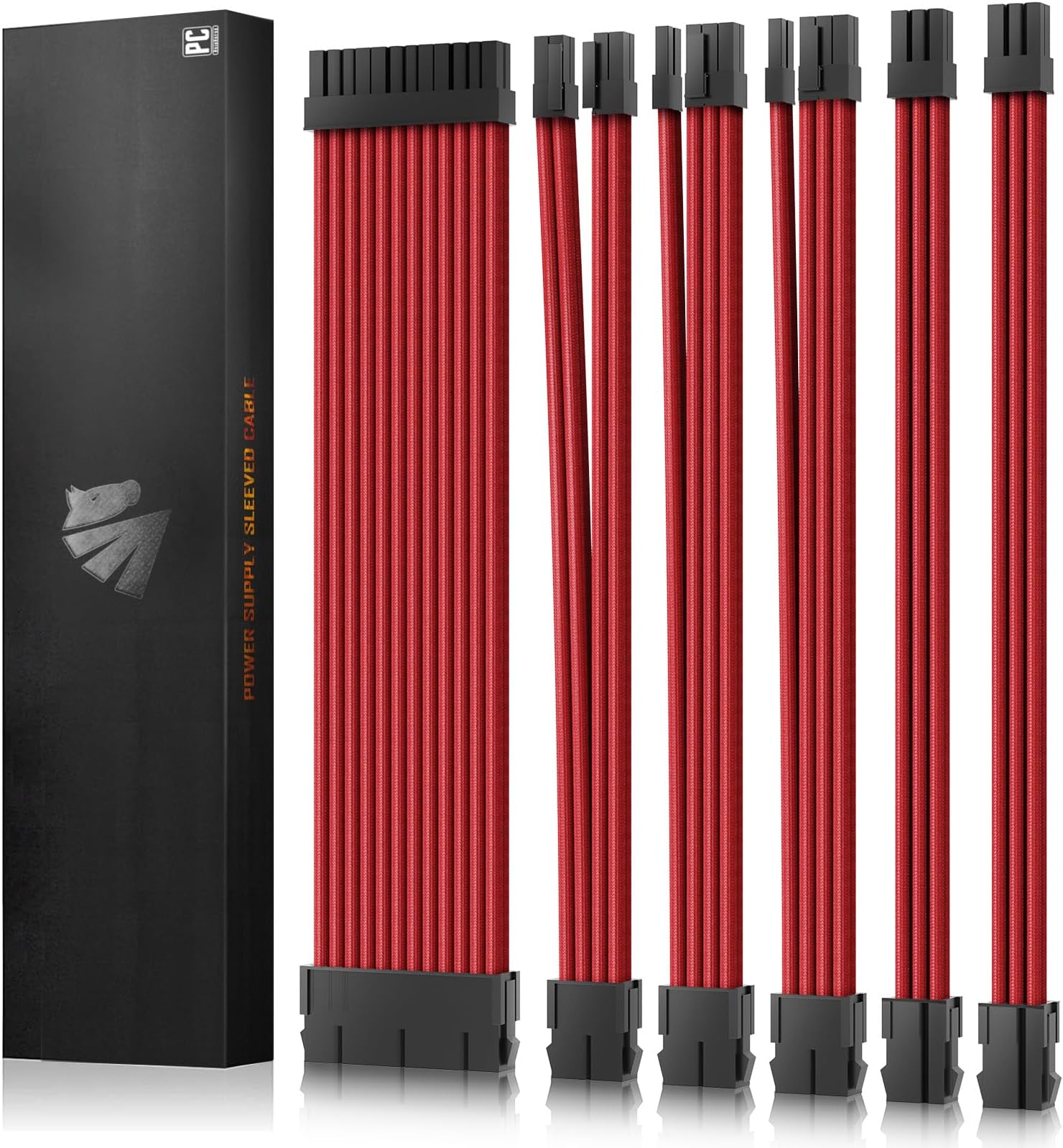 Amazon.com: AsiaHorse 16AWG PSU Cable Extension Power Cords, Customized ...