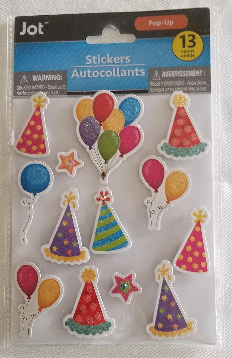 Amazon.com: JOT Happy Birthday Pop-Up Stickers. 2-Pack : Toys & Games