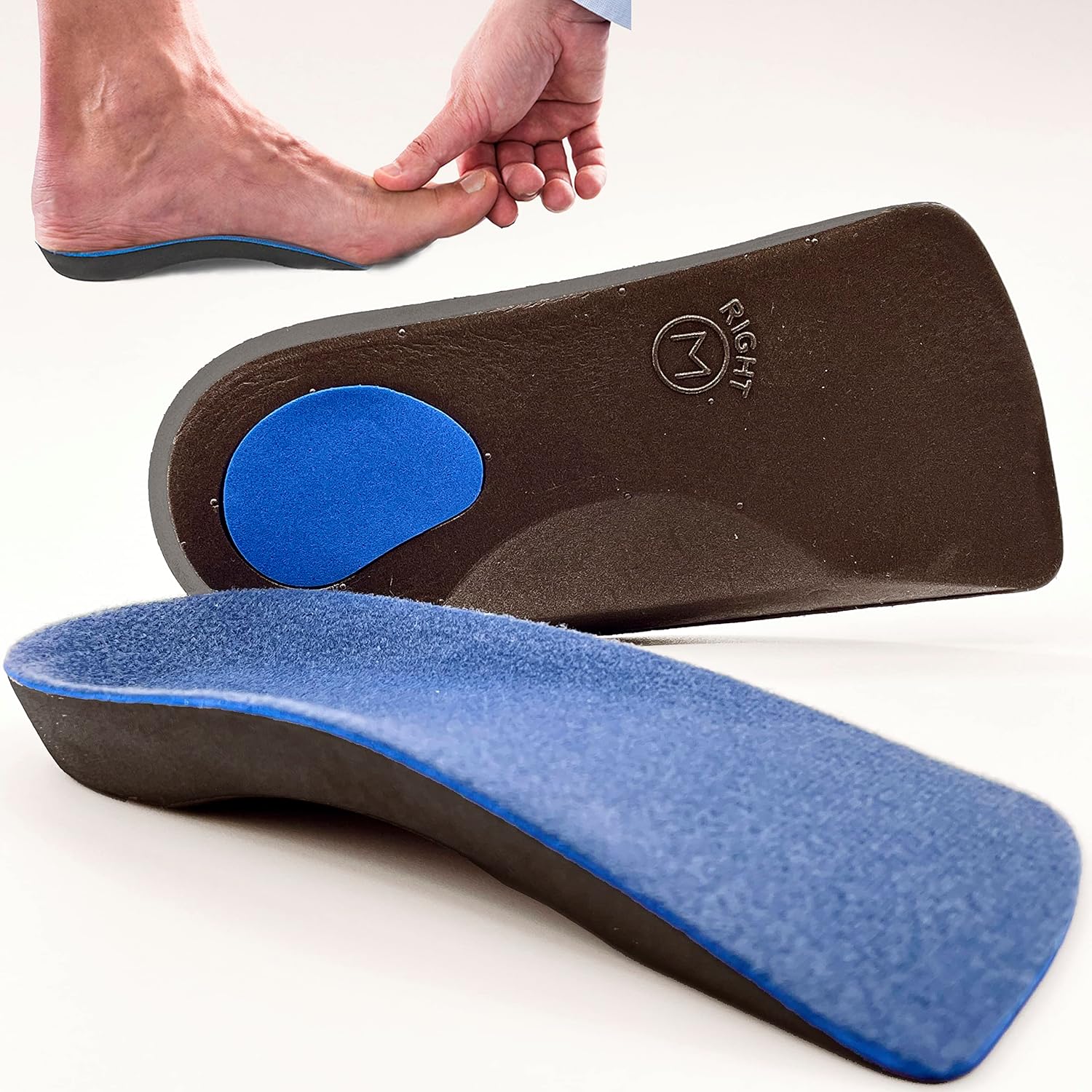 Plantillas Fascitis Plantar, Plantillas Soporte De Arco, Plantilla 3/4 ...