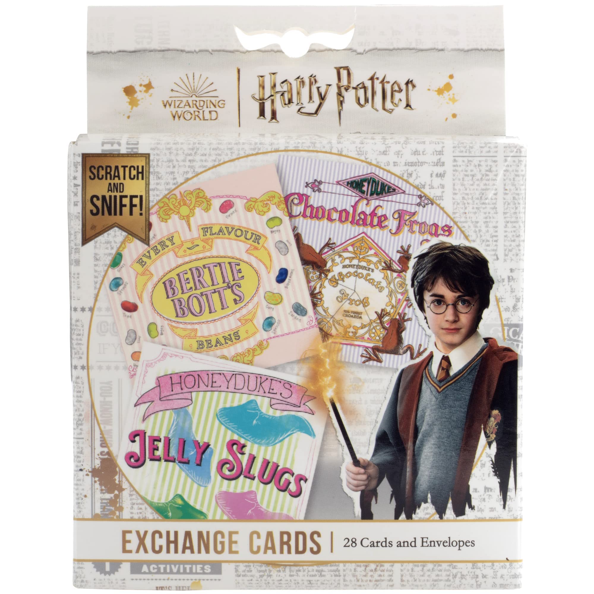 Snapklik.com : Harry Potter Honeydukes Candy Scratch & Sniff Valentines ...