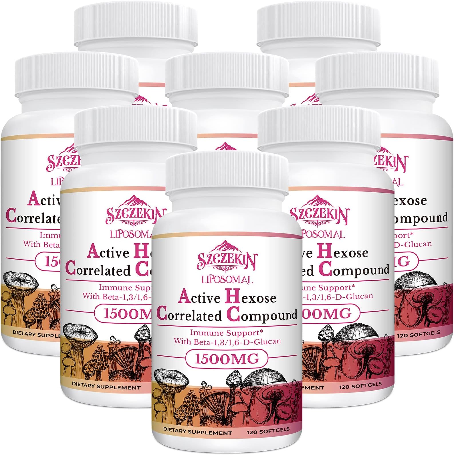 Amazon.com: SZCZEKIN 1500mg Liposomal Active Hexose Correlated ...