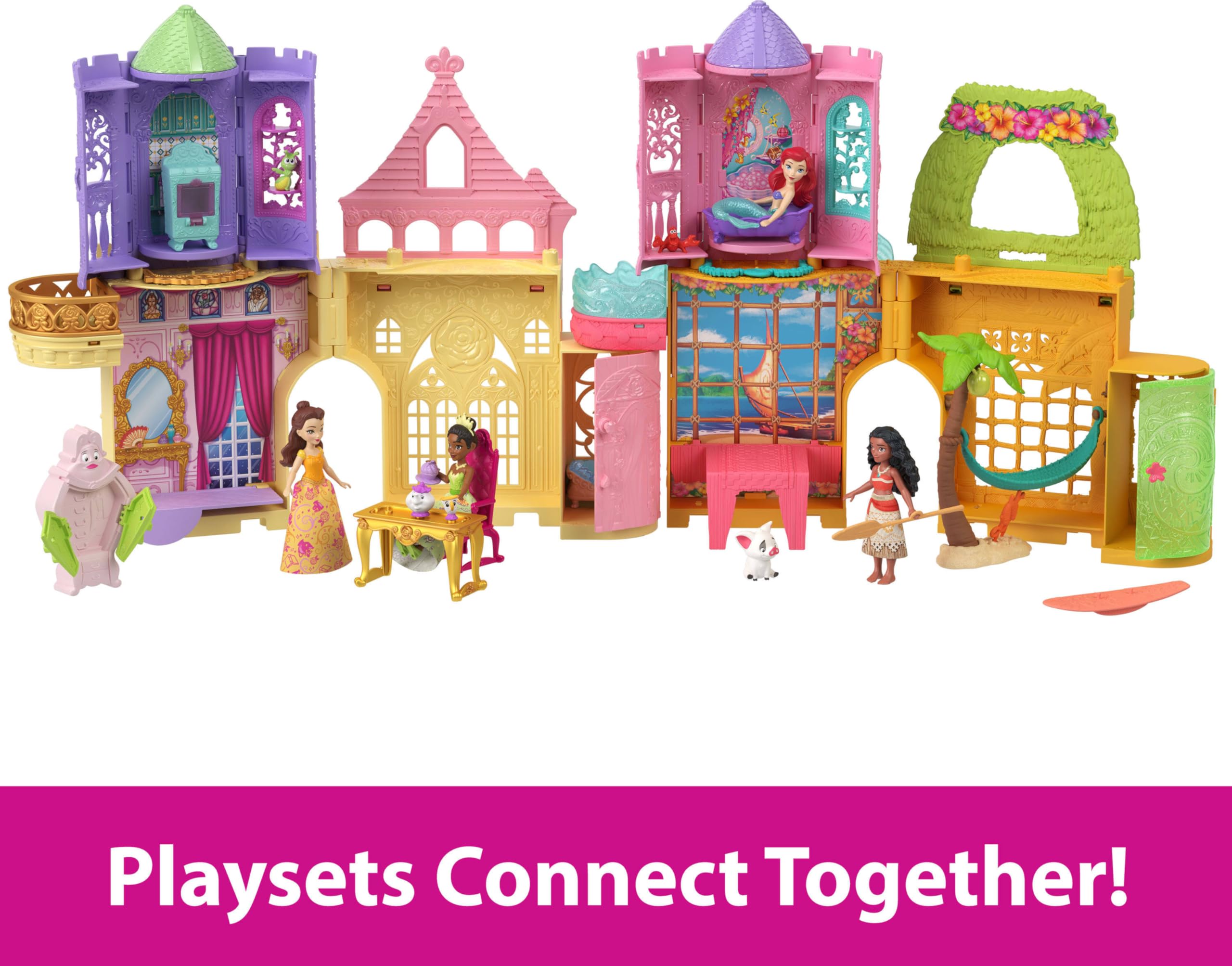 Snapklik.com : Mattel Disney Princess Toys, Storytime Stackers Belles ...