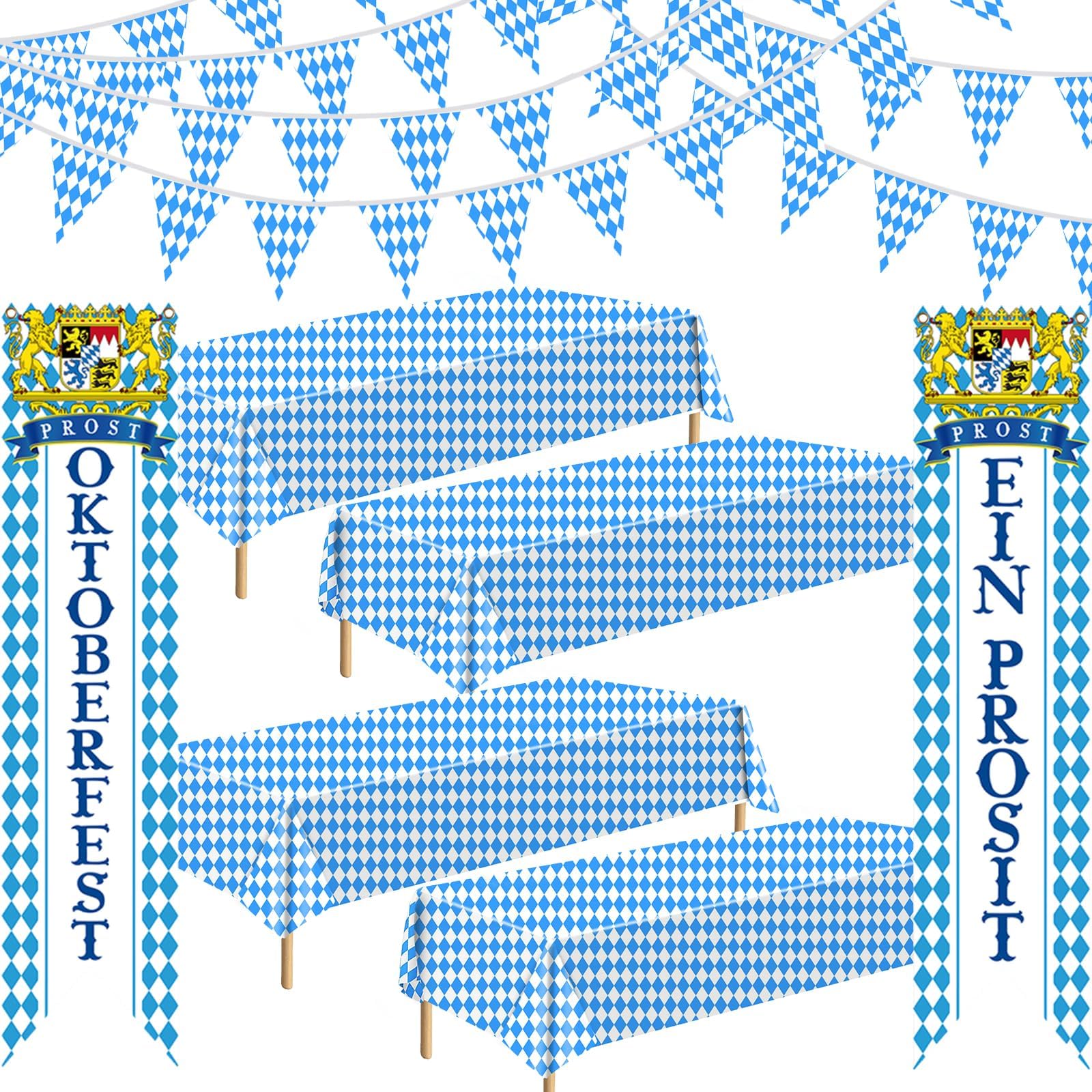 Amazon.com: TUPARKA Oktoberfest Decorations Kit Octoberfest Party ...