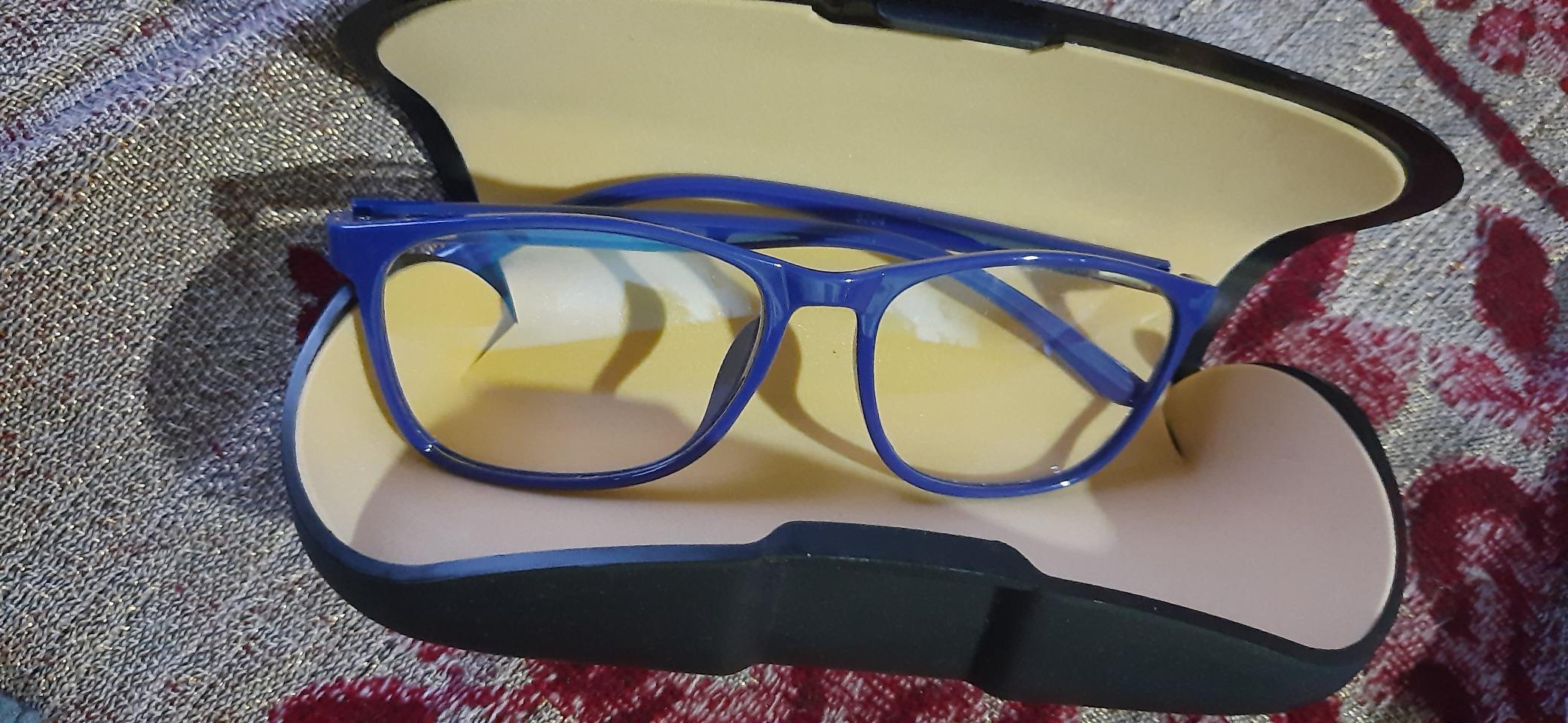 GO EYEWEAR BLUERAY BLOCK UV PROTECTED COMPUTER GLASSES IN ROUND BLACK ...