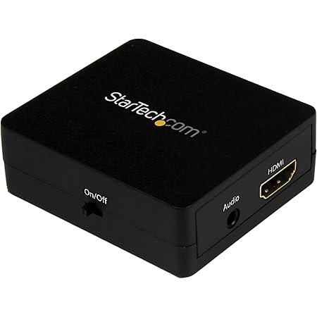 Startech HDMI Audio Extractor - HDMI to 3.5mm Audio Converter - 2.1 ...