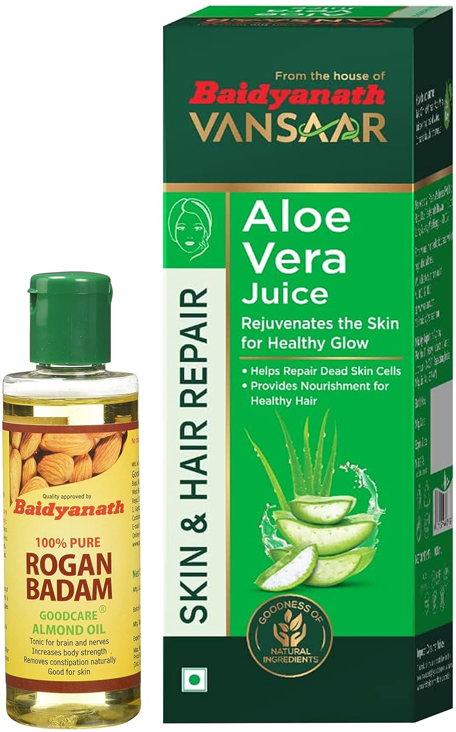 Baidyanath Rogan Badam (Almond) Oil | 100% Pure, Cold Pressed & Sweet ...