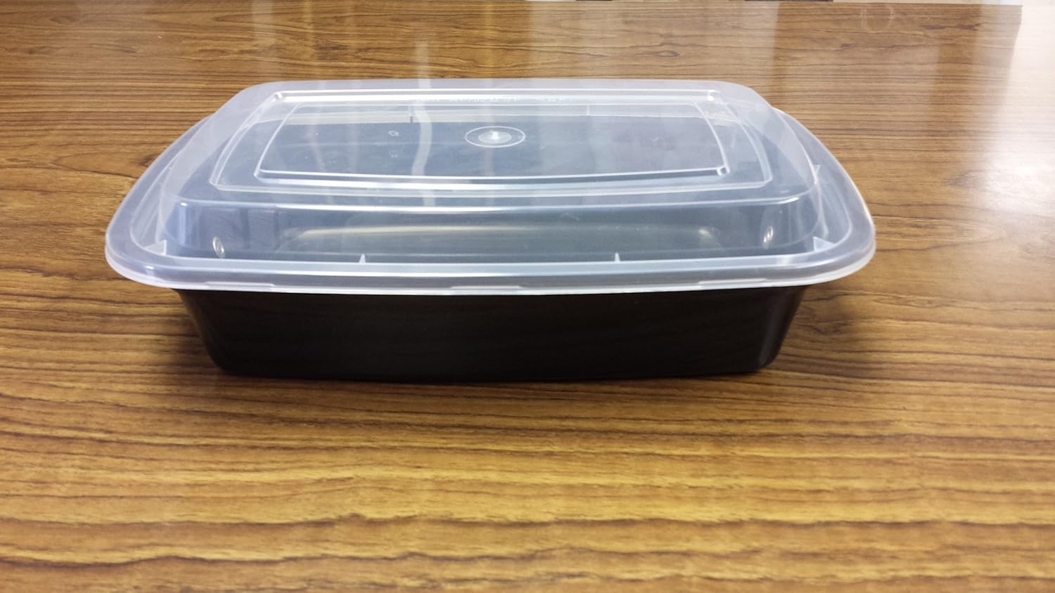 Amazon.com: Black Food Container Stackable Microwavable Dishwasher Safe ...
