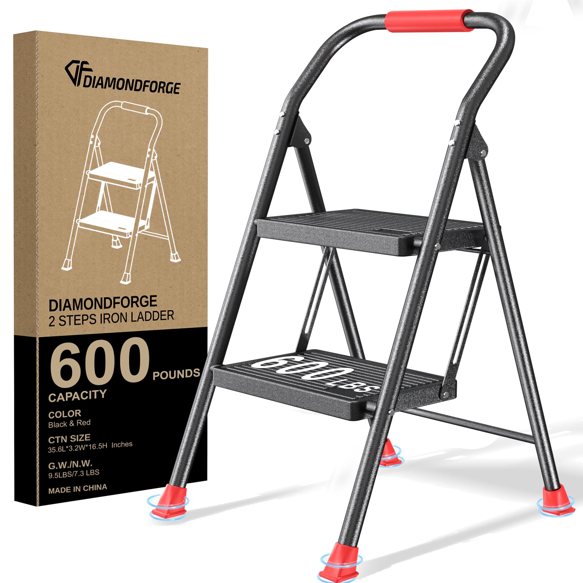 Snapklik.com : Step Ladder Foldable Folding Stool - For Home Adults ...
