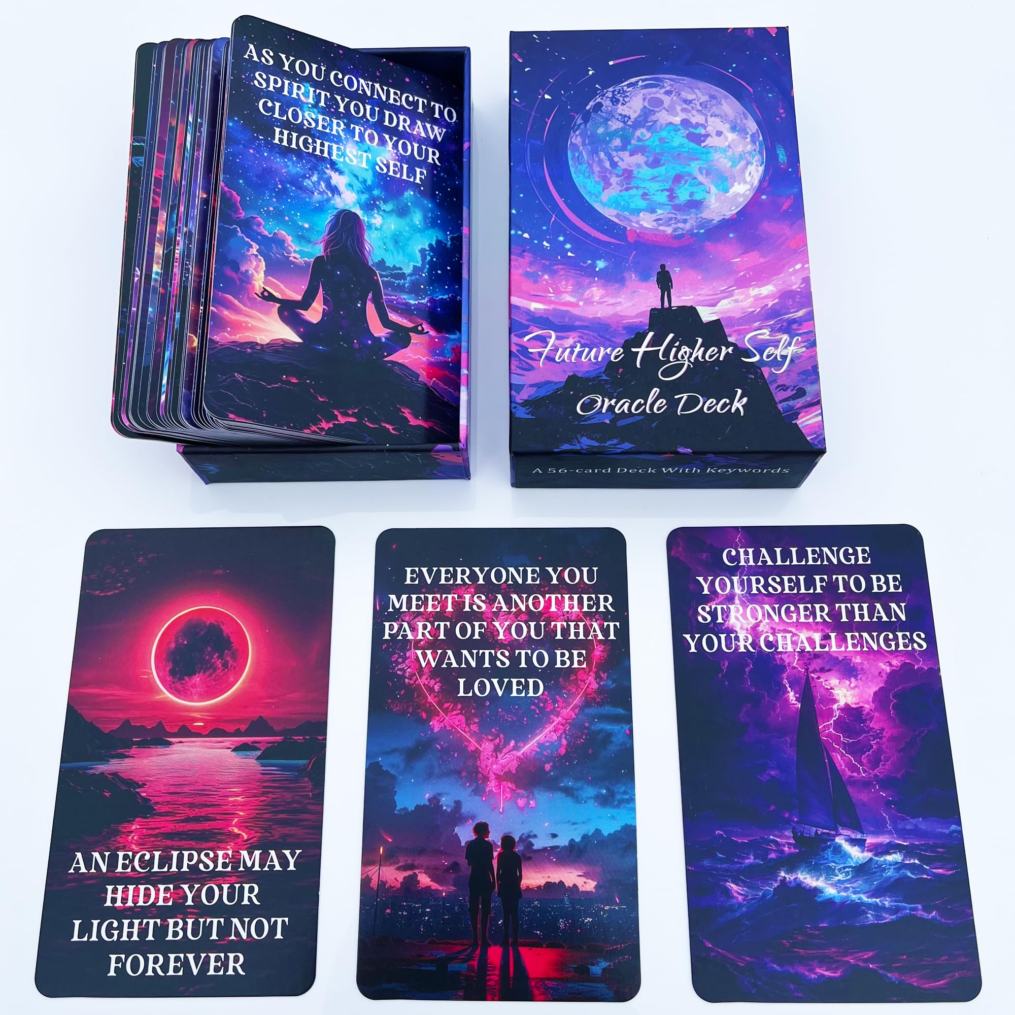 Snapklik.com : Highest Self Messages Oracle Deck, Cosmic Guidance Oracle Deck, Divine Energy ...