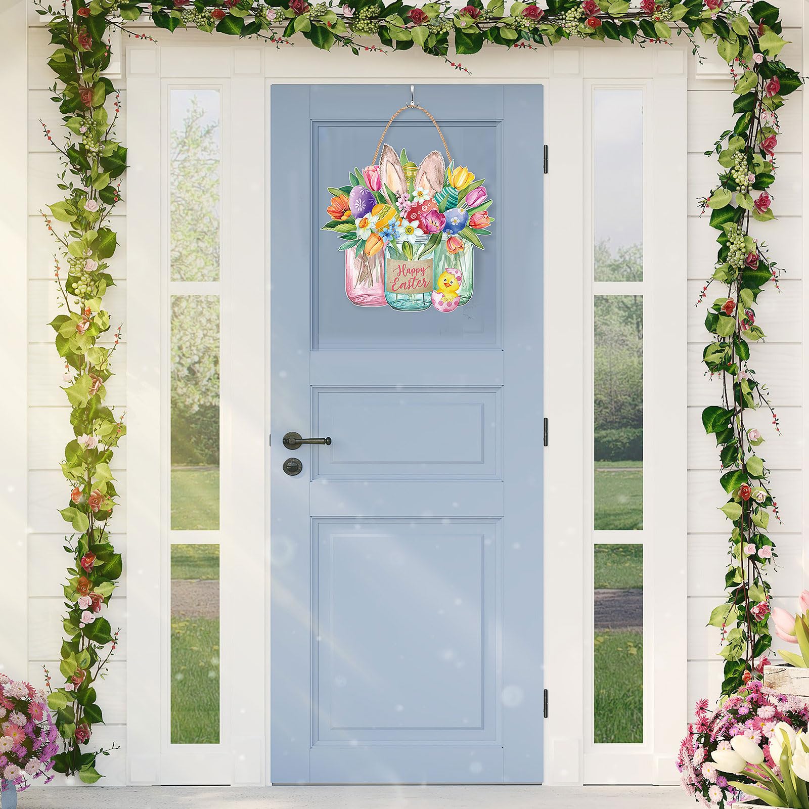 Snapklik.com : Capoda Easter Decoration Outdoor He Is Risen Door Sign ...