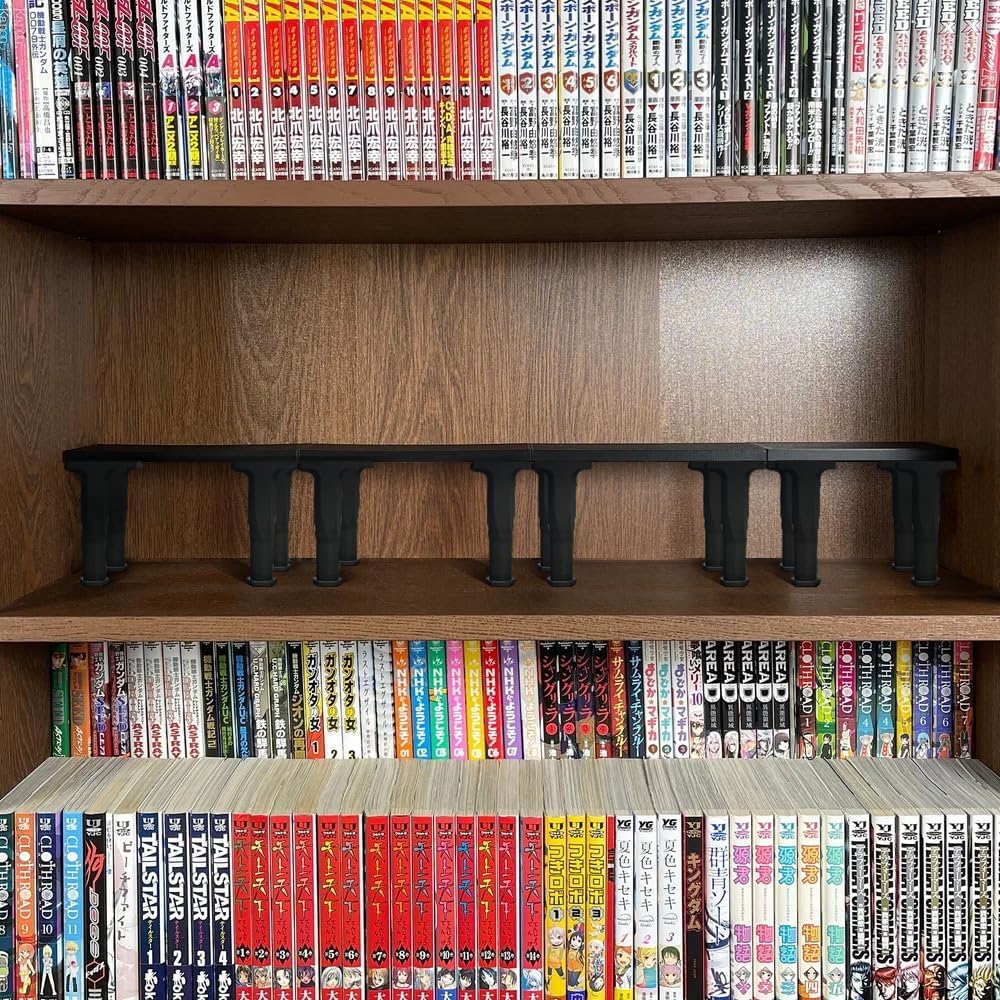 Amazon.com: 1Pcs Shelf Riser for Displaying Two Rows of Books on a ...