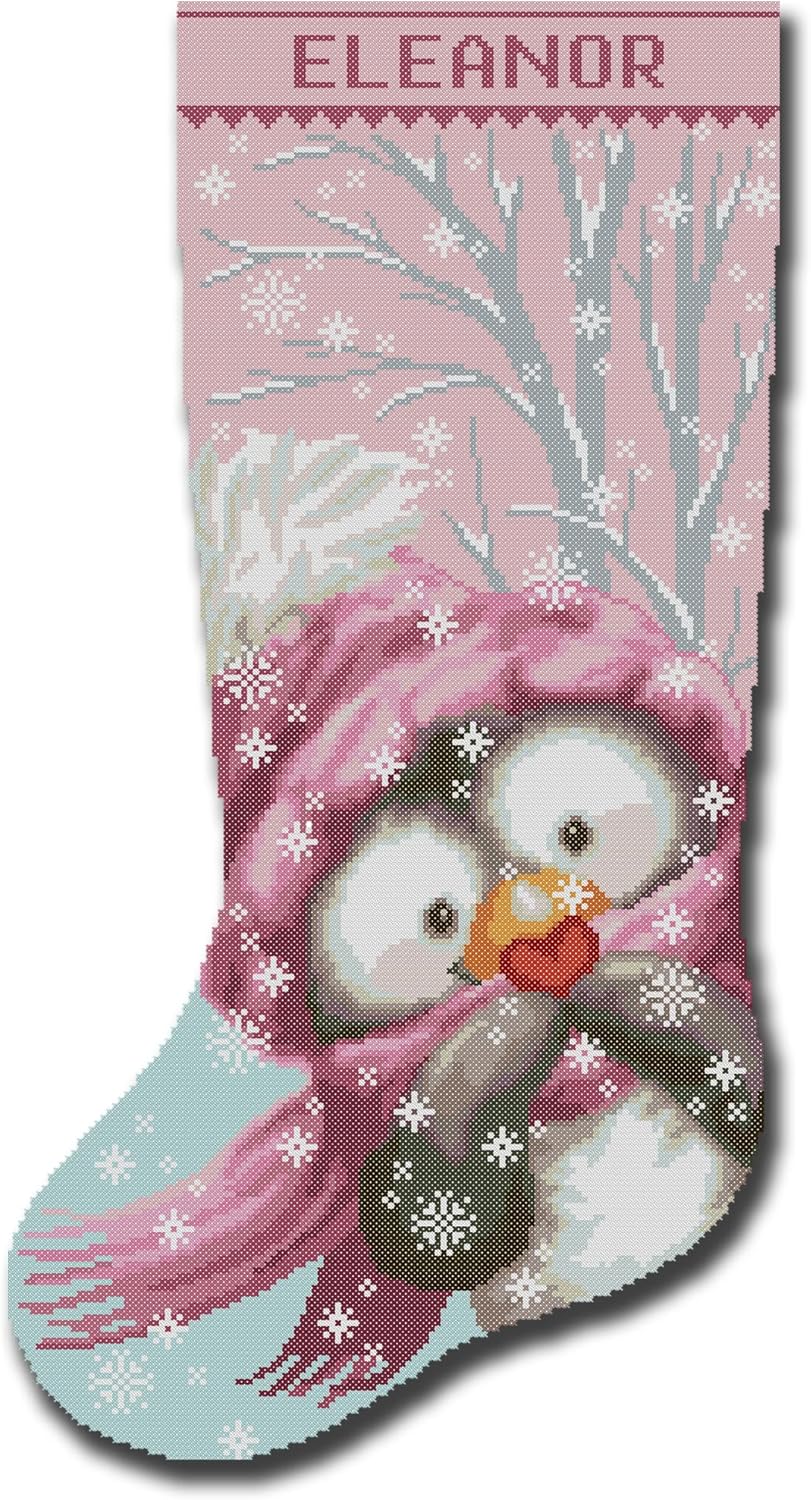 Amazon.com: Cross Stitch Kits for Adults Stamped Personalized Christmas ...