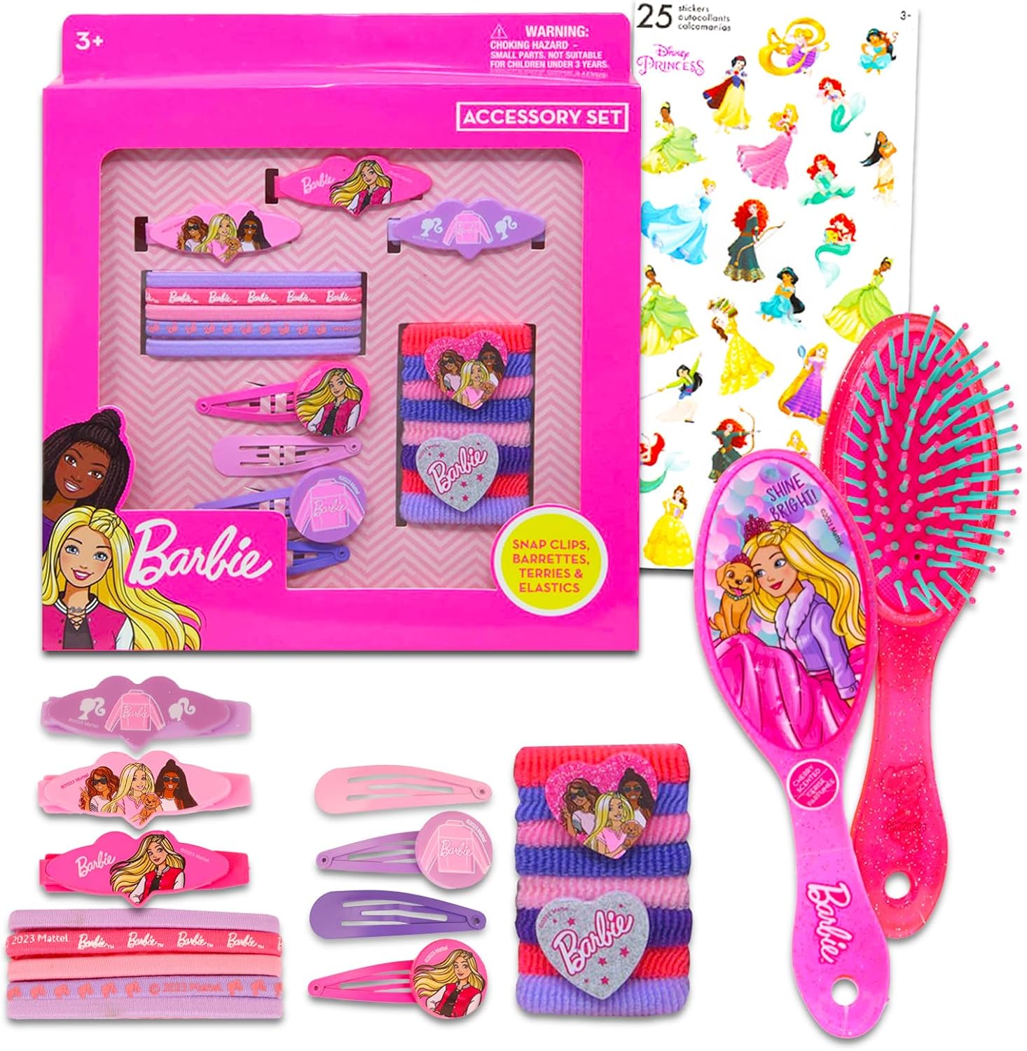 Amazon.com: Barbie Hair Accessories Set for Girls - Bundle with Barbie ...