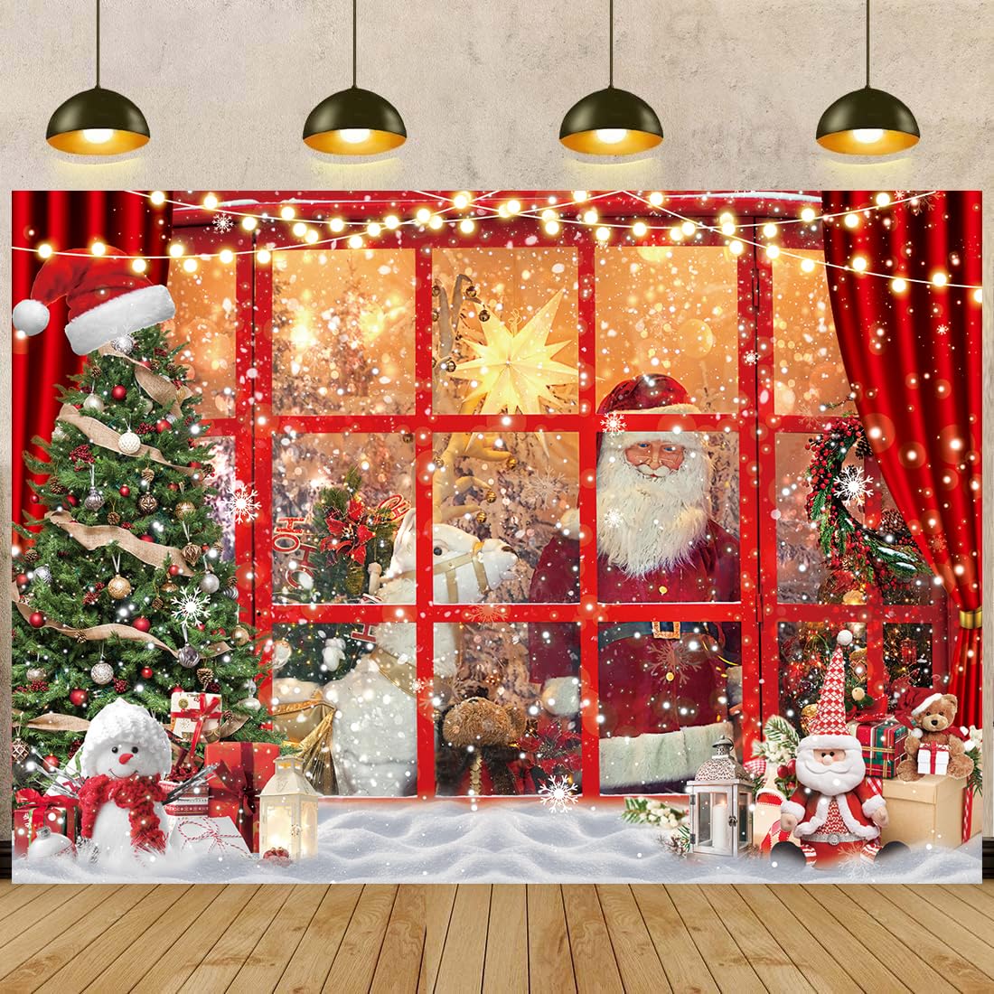 Santa Claus Backdrop