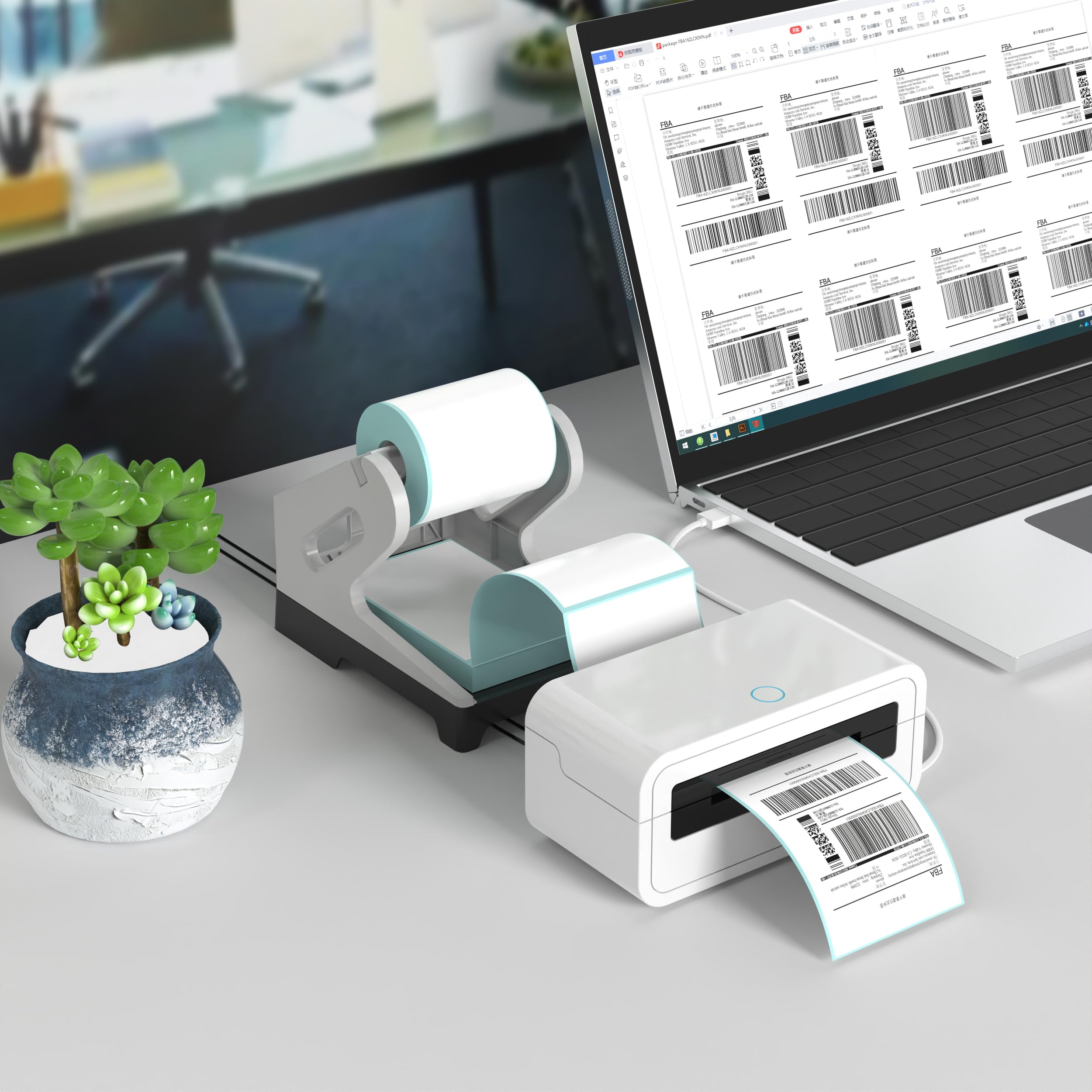 Snapklik.com : HBlife Label Holder For Rolls And Fan-Fold Labels ...