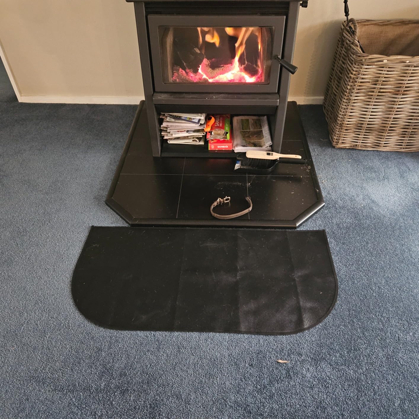 Fireplace Mat Fireproof Mat for Fireplace Indoor Flame-Resistant Pad ...