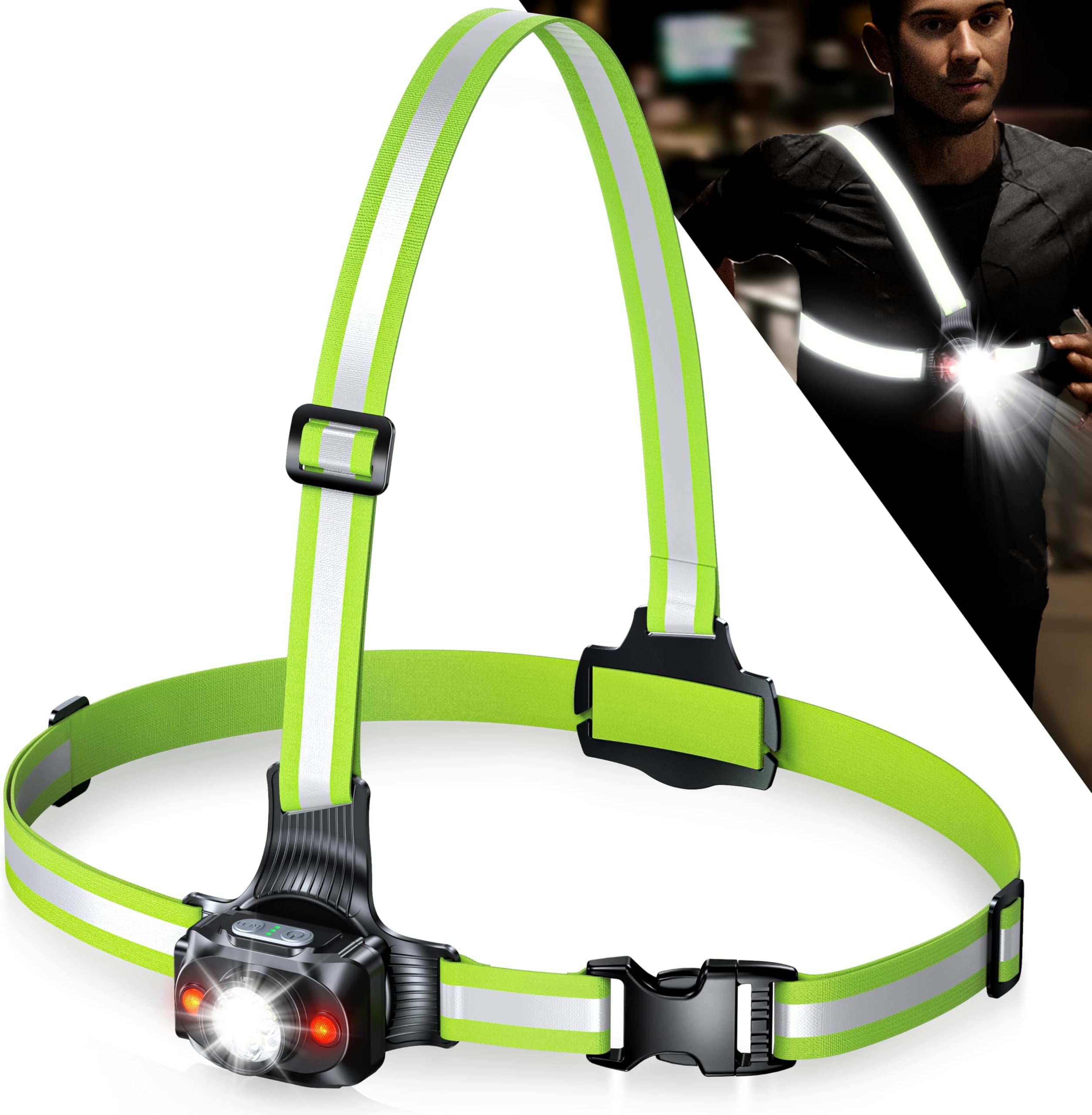 Amazon.com: ISEYOU Running Lights for Runners, 500 Lumens Running Light ...