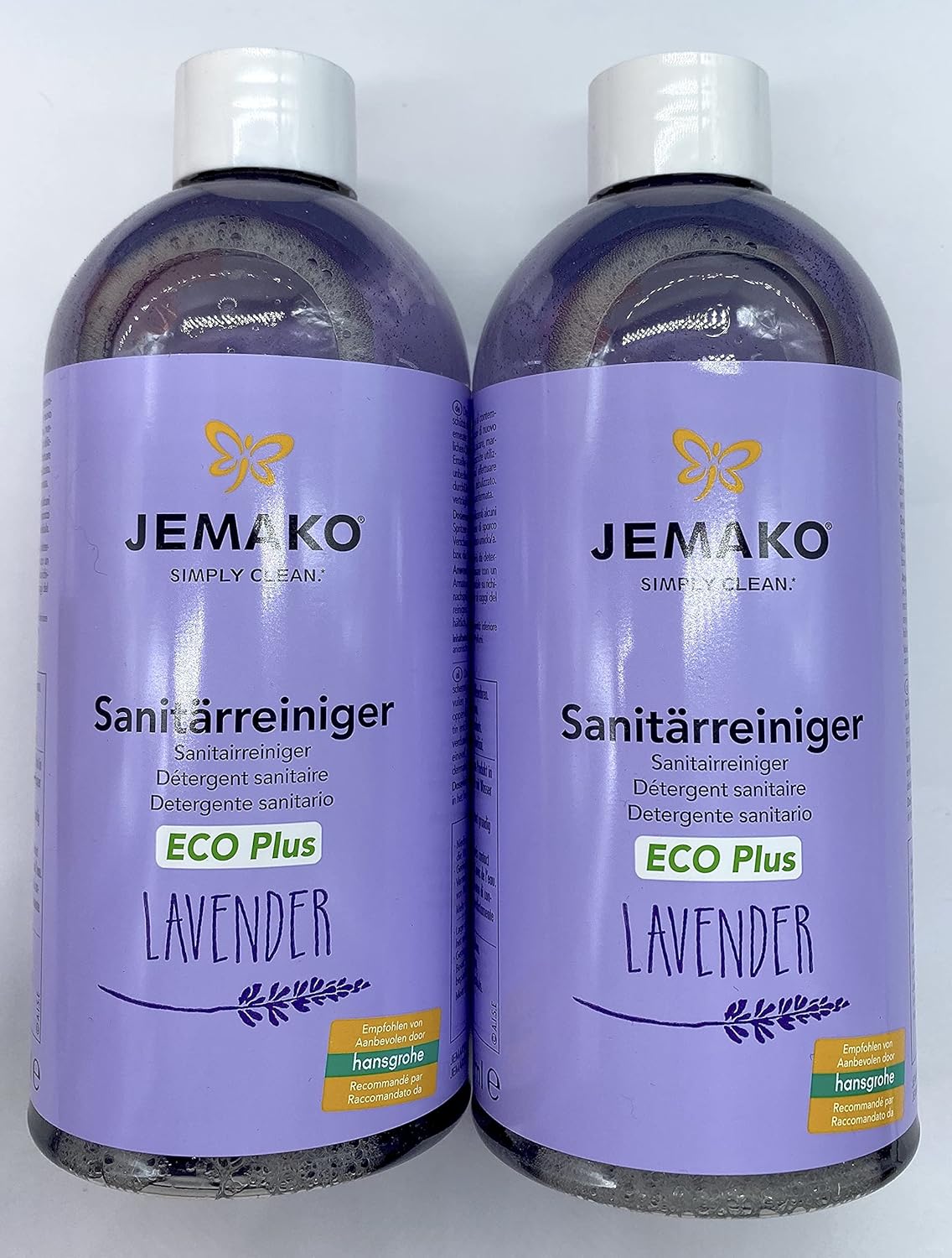 Jemako-WC: Sanitärreiniger LAVENDER 2 x 500 ml : Amazon.de: Drogerie ...