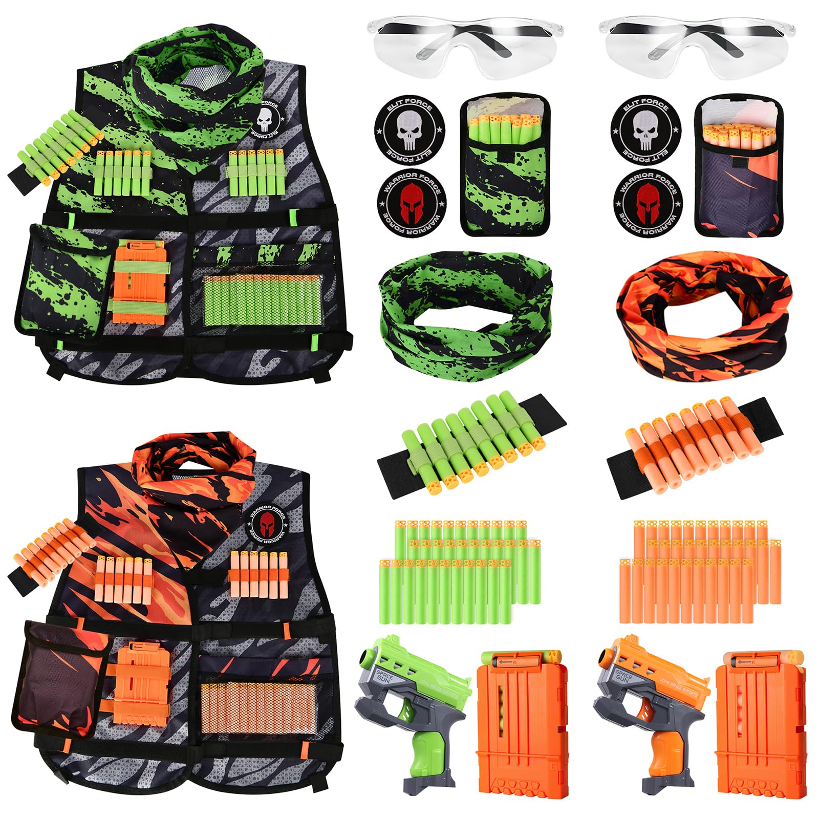 Snapklik.com : Kids Tactical Vest Kits For Foam Blaster